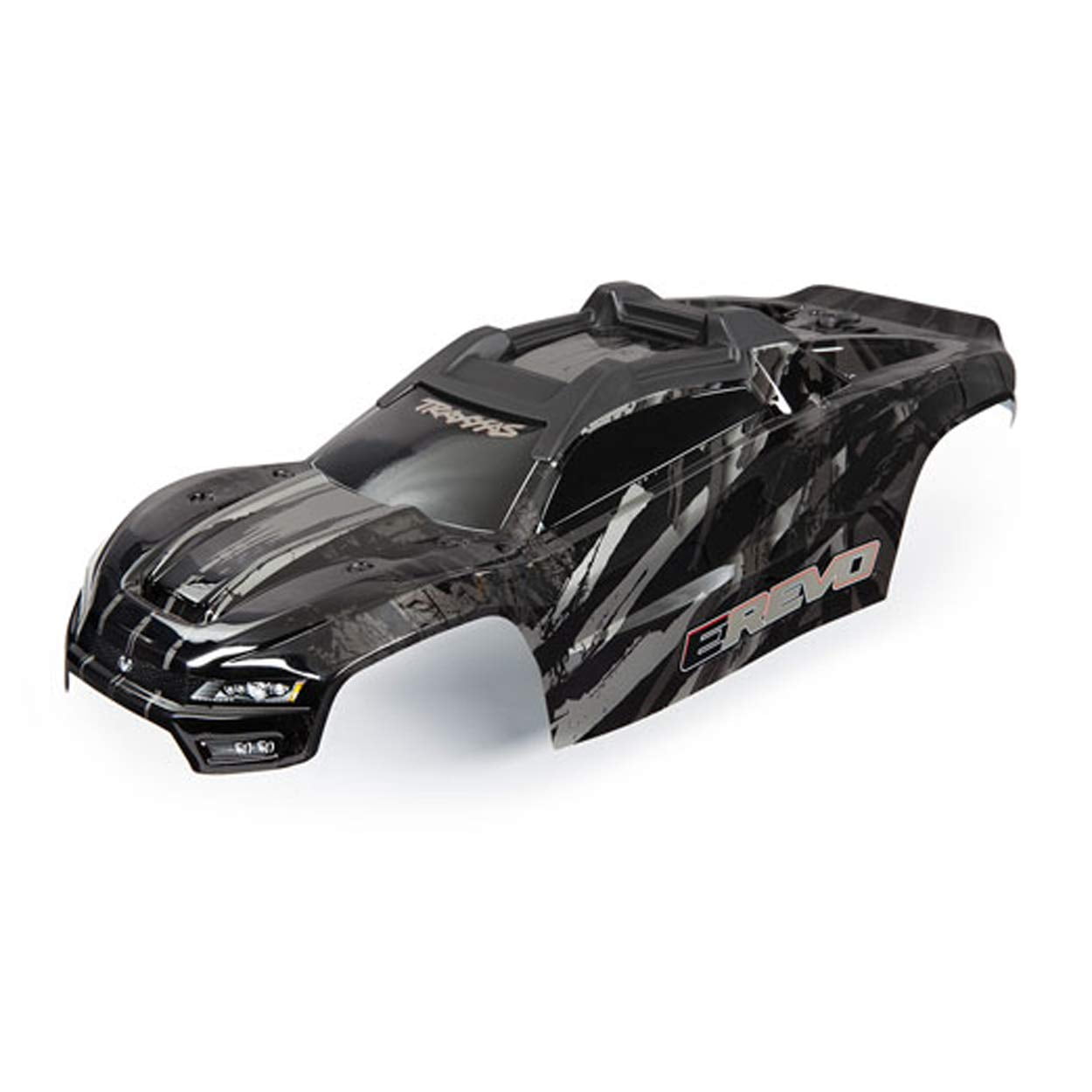 Traxxas 8611R Body E-Revo Black - Walmart.com