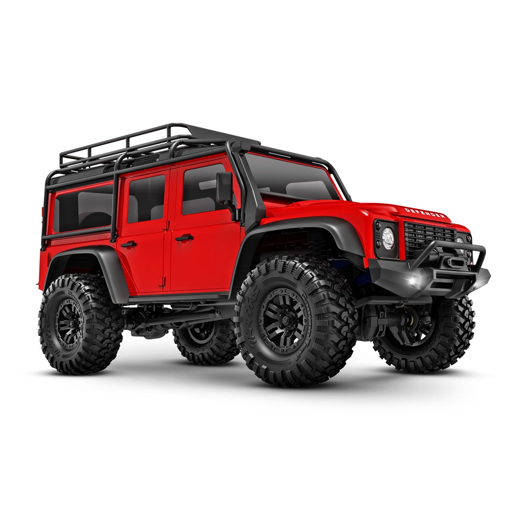 Traxxas 97054-1 - Trx-4m Scale and Trailcrawler with Land Rover Defender® Body: 1/18 Scale - Red ...