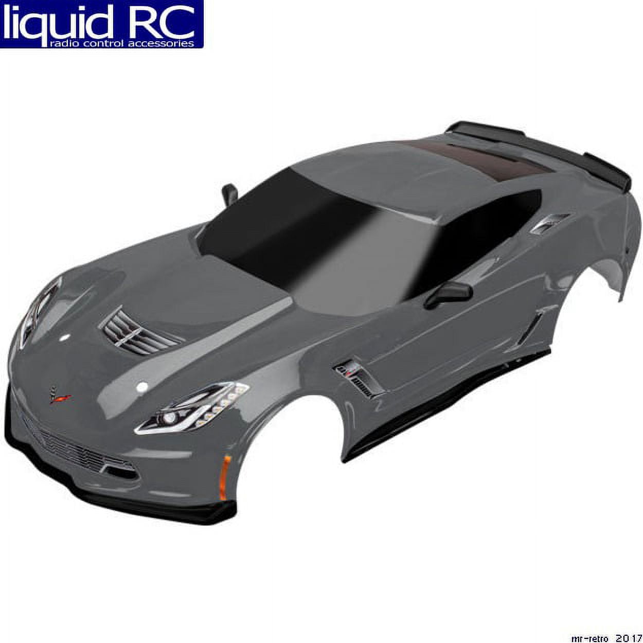 Traxxas Body Chevrolet Corvette Z06 Graphite (Painted Decals Applied ...