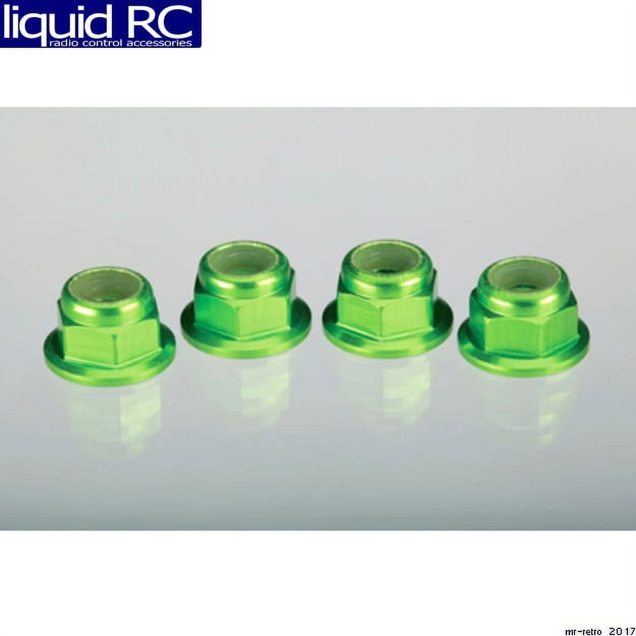 Traxxas Part 1747G Nuts Green anodized Aluminum Slash Platinum New in ...