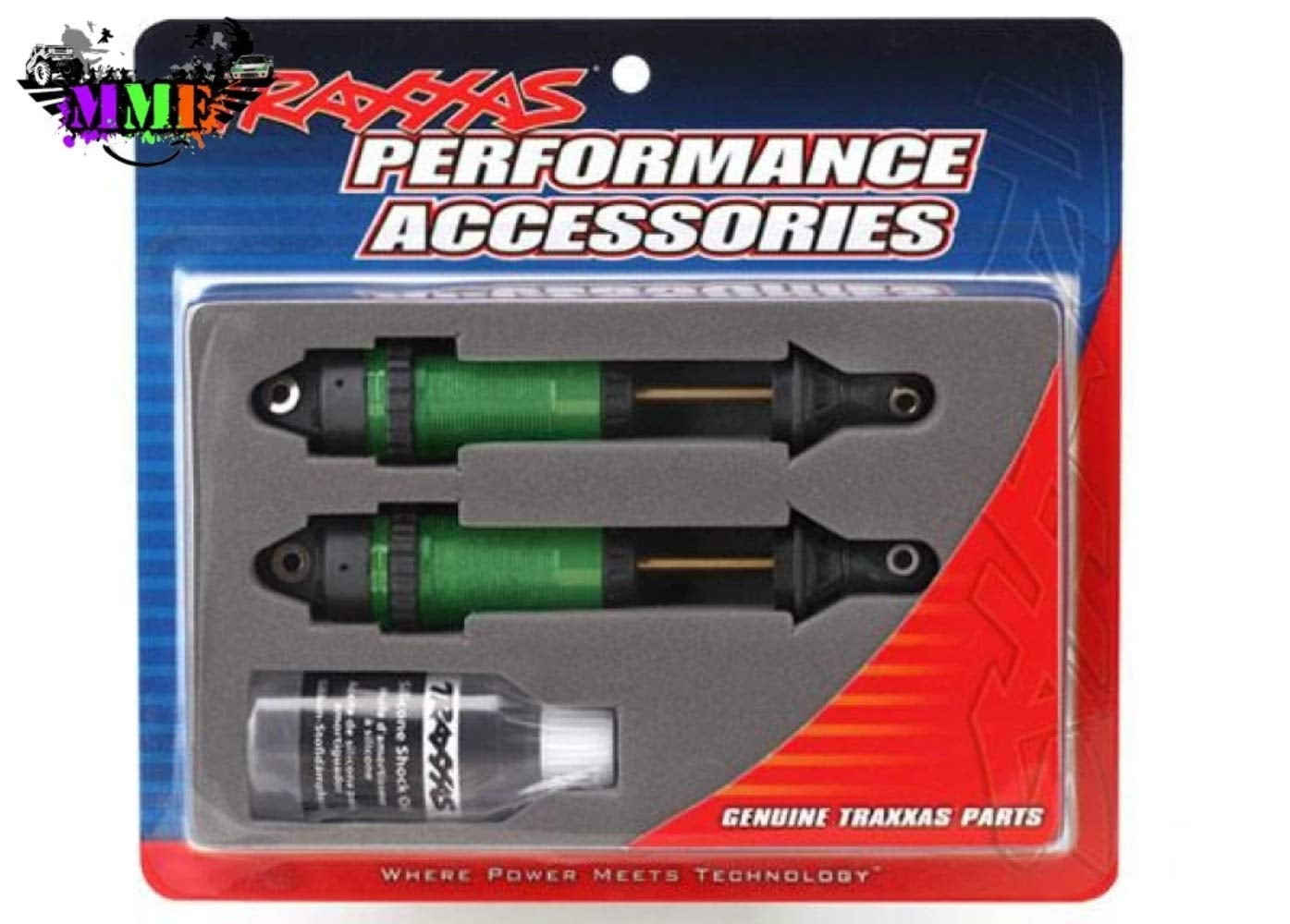 Free Shipping! Traxxas Shocks Gtr Xx-Long Green-Anodized Ptfe-Coated ...