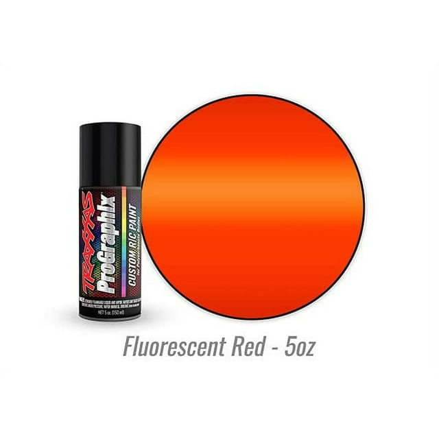 Traxxas Polycarbonate Paint Rc Body Paint, Fluorescent Red (5Oz ...