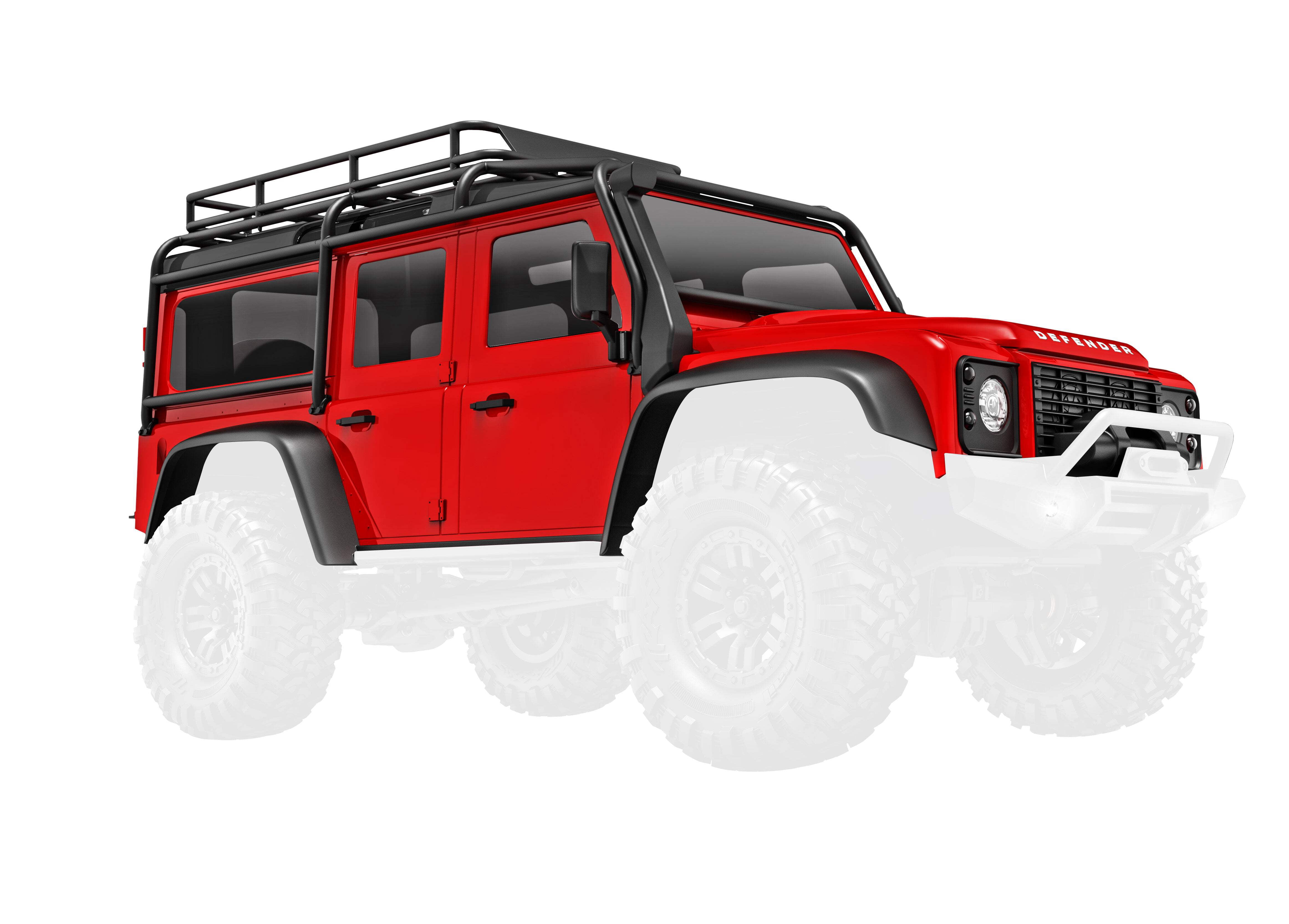 Traxxas TRX-4M Complete Land Rover Defender Body - Walmart.com