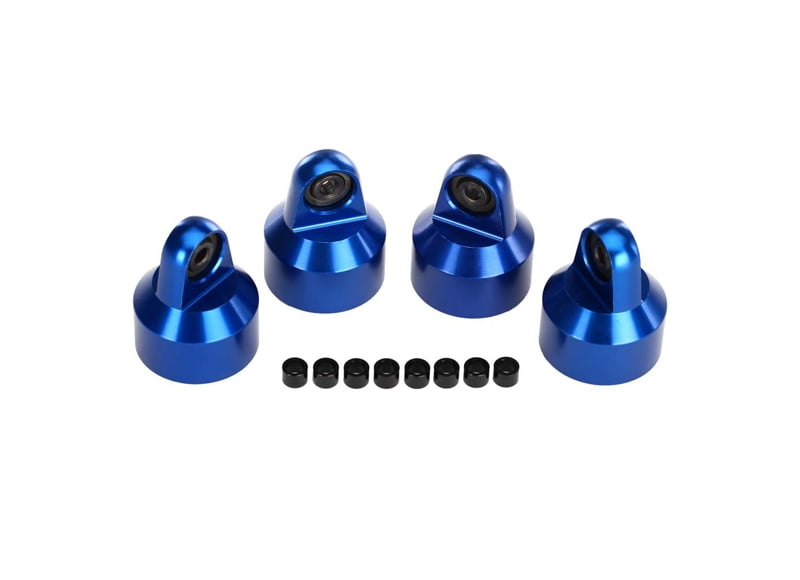Traxxas 7764A Shock Caps Aluminum Blue-Anodized X-Maxx (8) TRA7764A ...