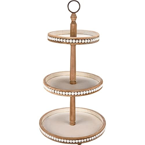 Tray - 3 Tiered White Round - Walmart.com