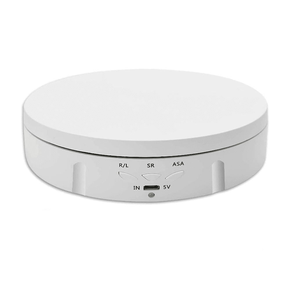 Tray Electric Photography Turntable, 90/180/360 Degree Adjustable ...