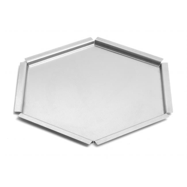 Tray - Large Textured Stainless Steel - Walmart.com