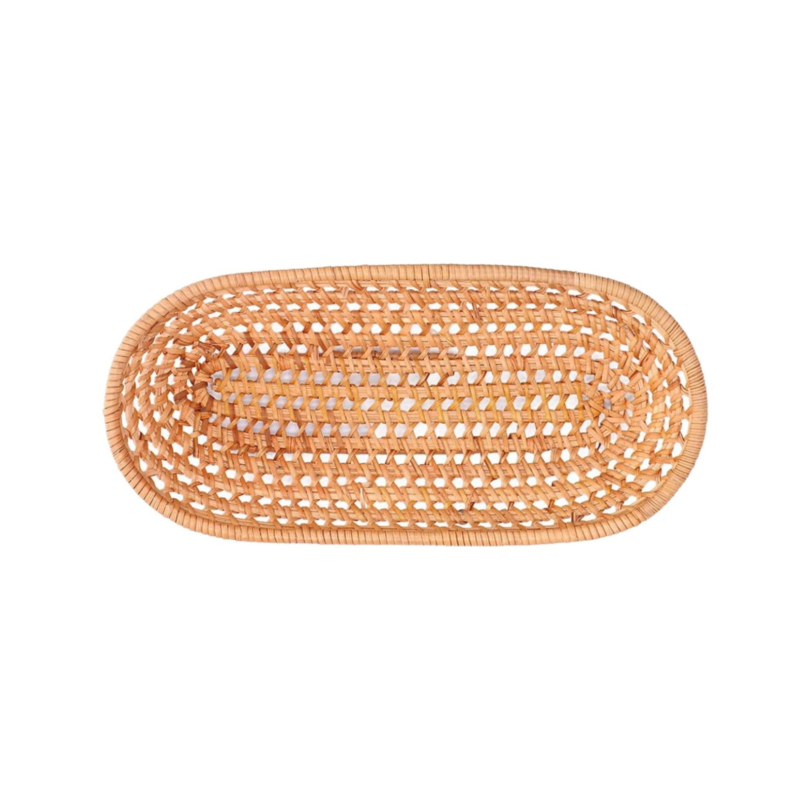 Tray One Large Tray, Rattan Bread Baskets Handmade Woven Fruit Baskets ...