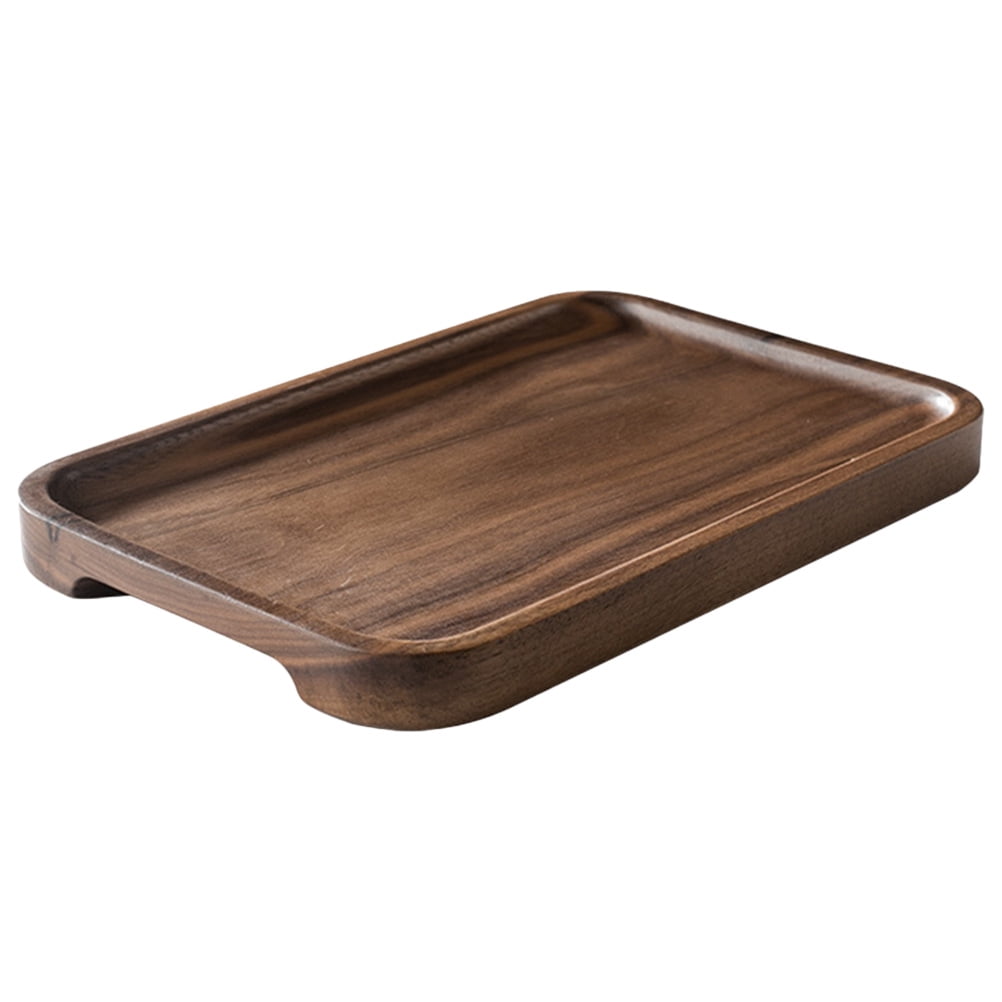 Tray Snack Serving Wooden Trays for Food Eating on Bed Rectangle Fruit ...