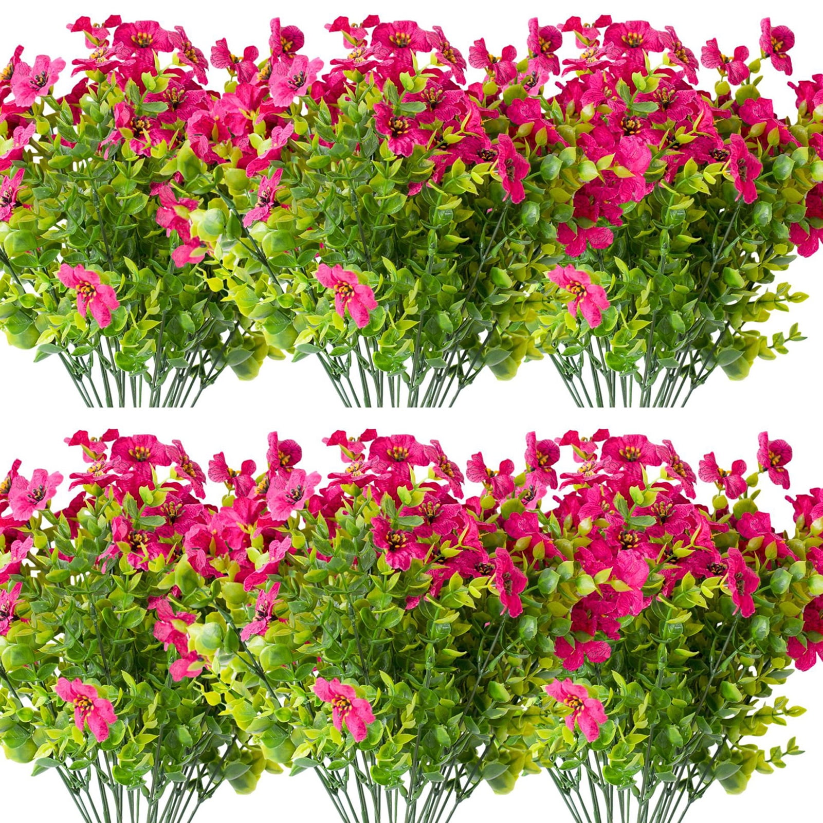 Trayknick 1 Bouquet Garden Artificial Flower - Realistic Violet Fake ...