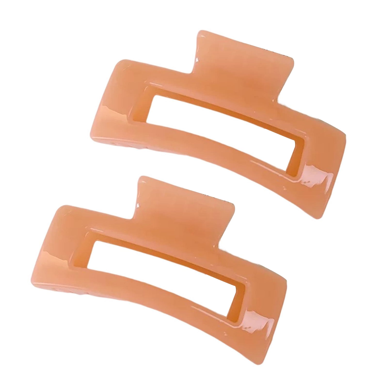 Trayknick 2 Pcs Women Hair Claws in Solid Color, Hollow Out with Teeth ...