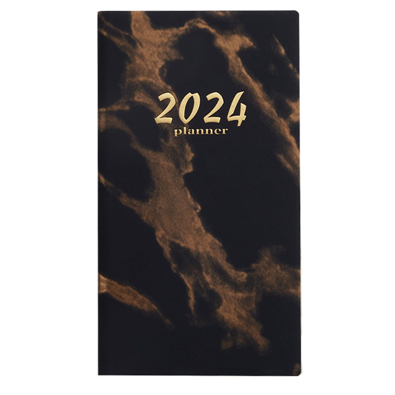 Trayknick 2024 Planner Compact Planner A6 2024 English Planner Faux ...