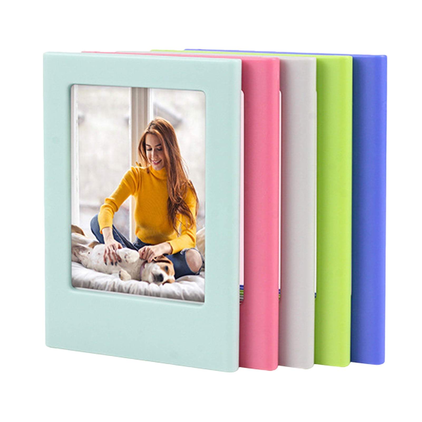 Trayknick 2Pcs Fridge Magnetic Photo Frame - Colorful Strong Magnet ...