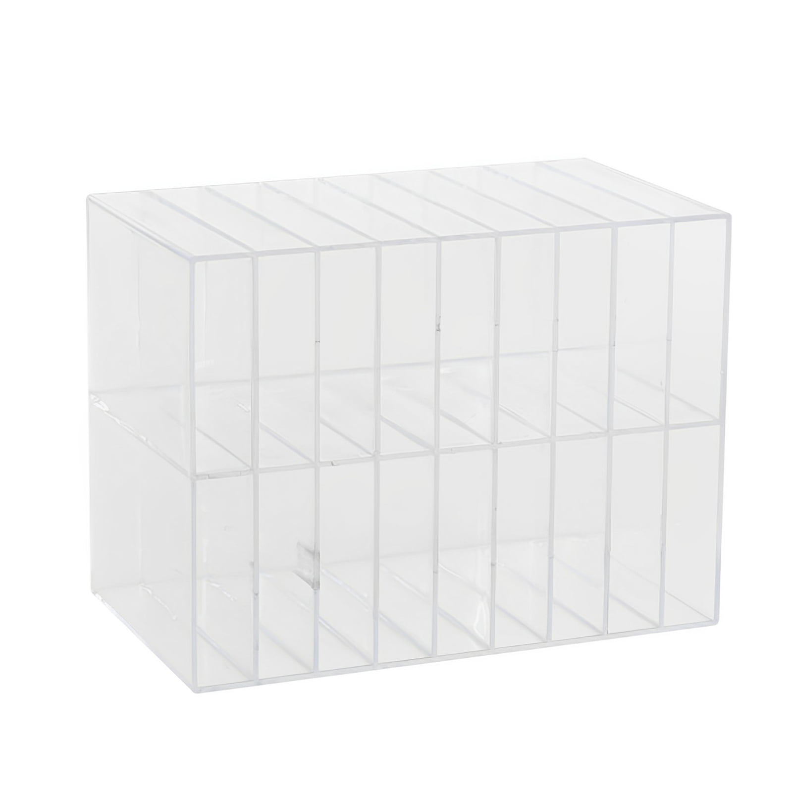 Trayknick Acrylic Marker Holder Clear Acrylic Double Layer Mark Pen ...