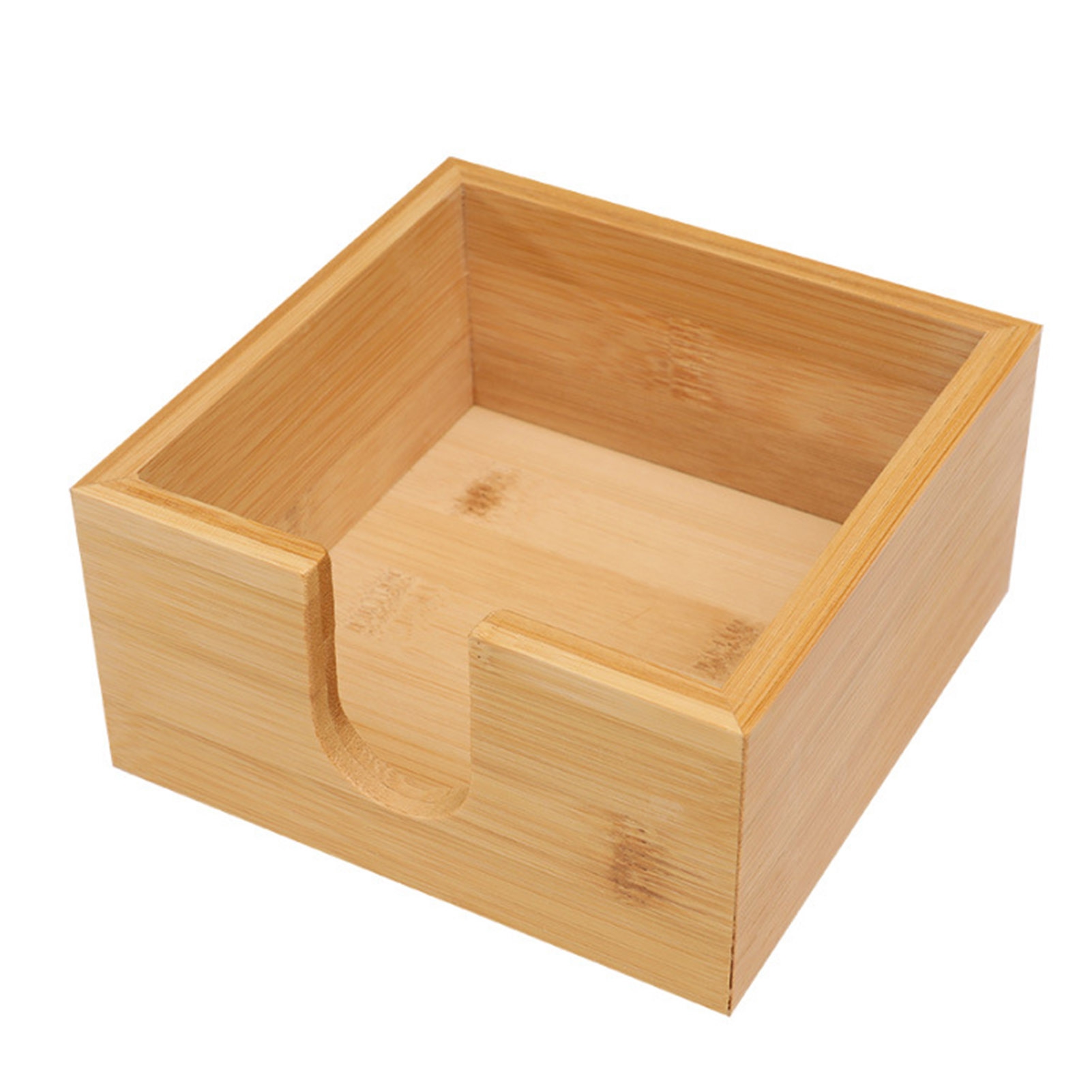 Trayknick Bamboo Tissue Box Natural Wood Napkin Dispenser Bamboo ...