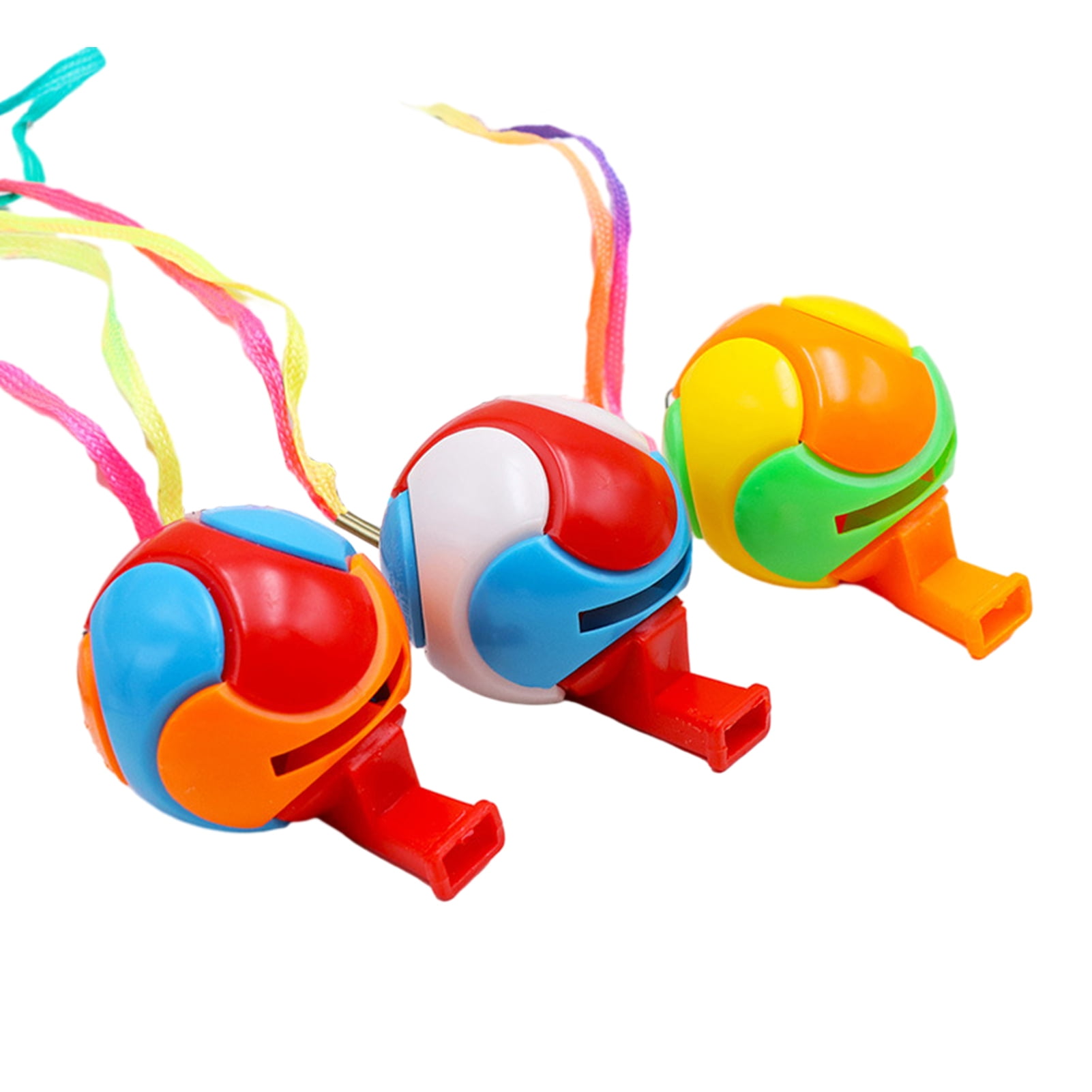 Trayknick Bright Colored Whistle Whistle with Colored Rope 2pcs Plastic ...