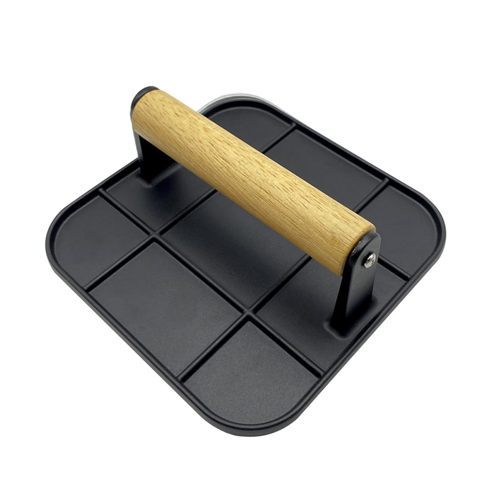 Trayknick Burger Smasher Meat Press Heat-resistant Ergonomic Wooden ...