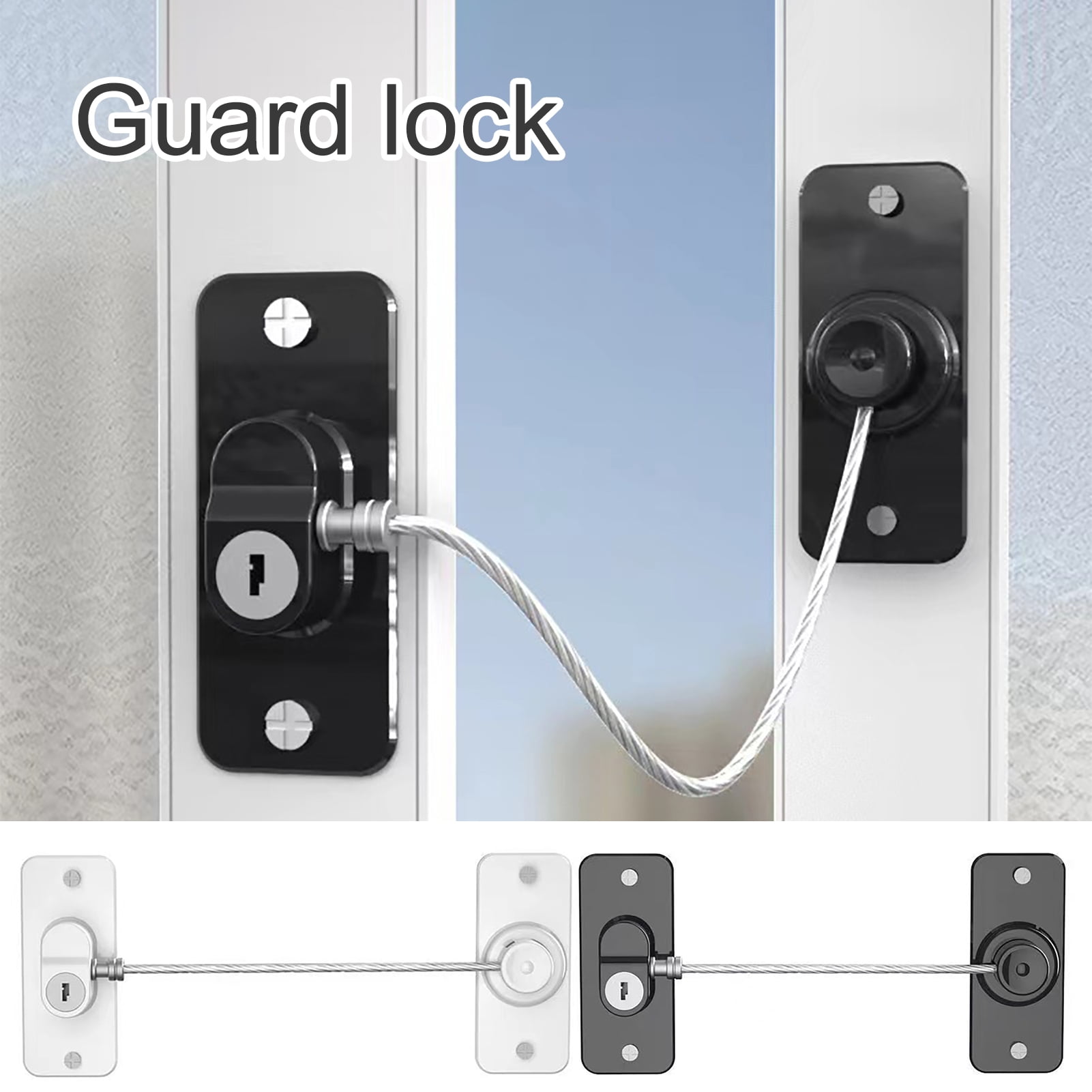 Trayknick Child Safety Window Lock - Self Adhesive, Adjustable Window ...
