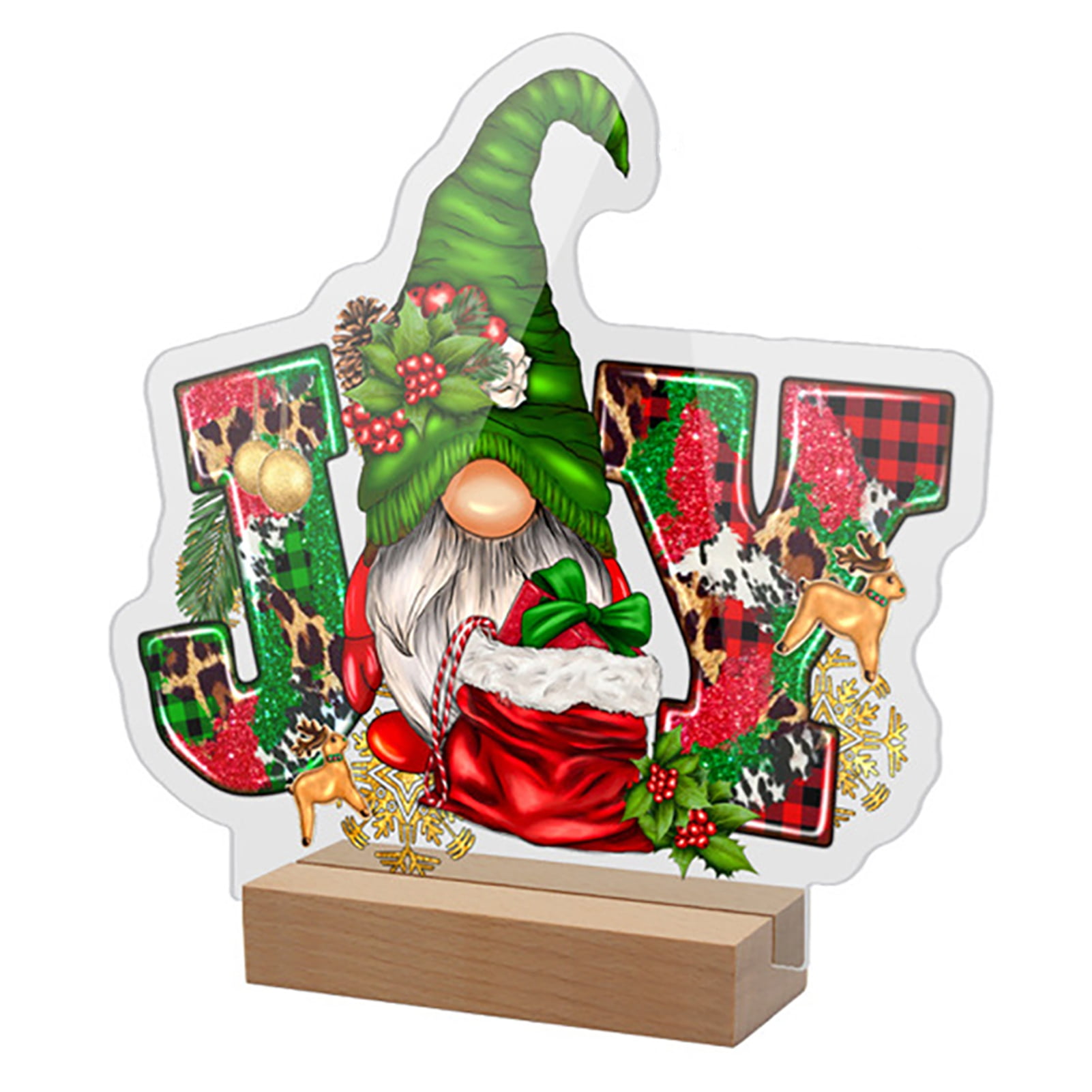 Trayknick Christmas Ornament Cartoon Gnome Desktop Decoration Christmas ...