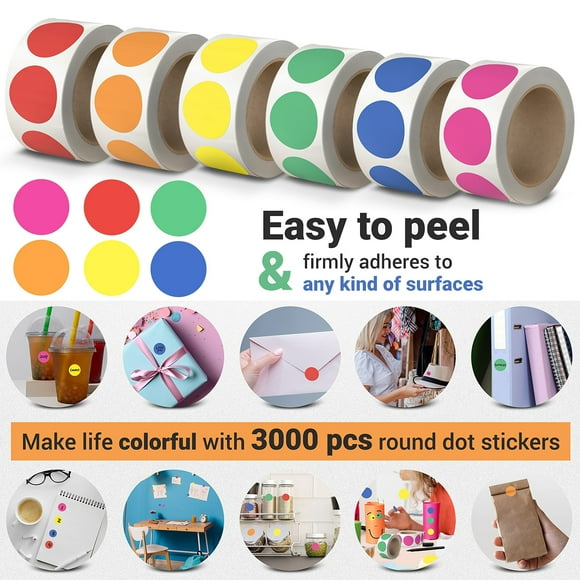 Colorful Circle Stickers