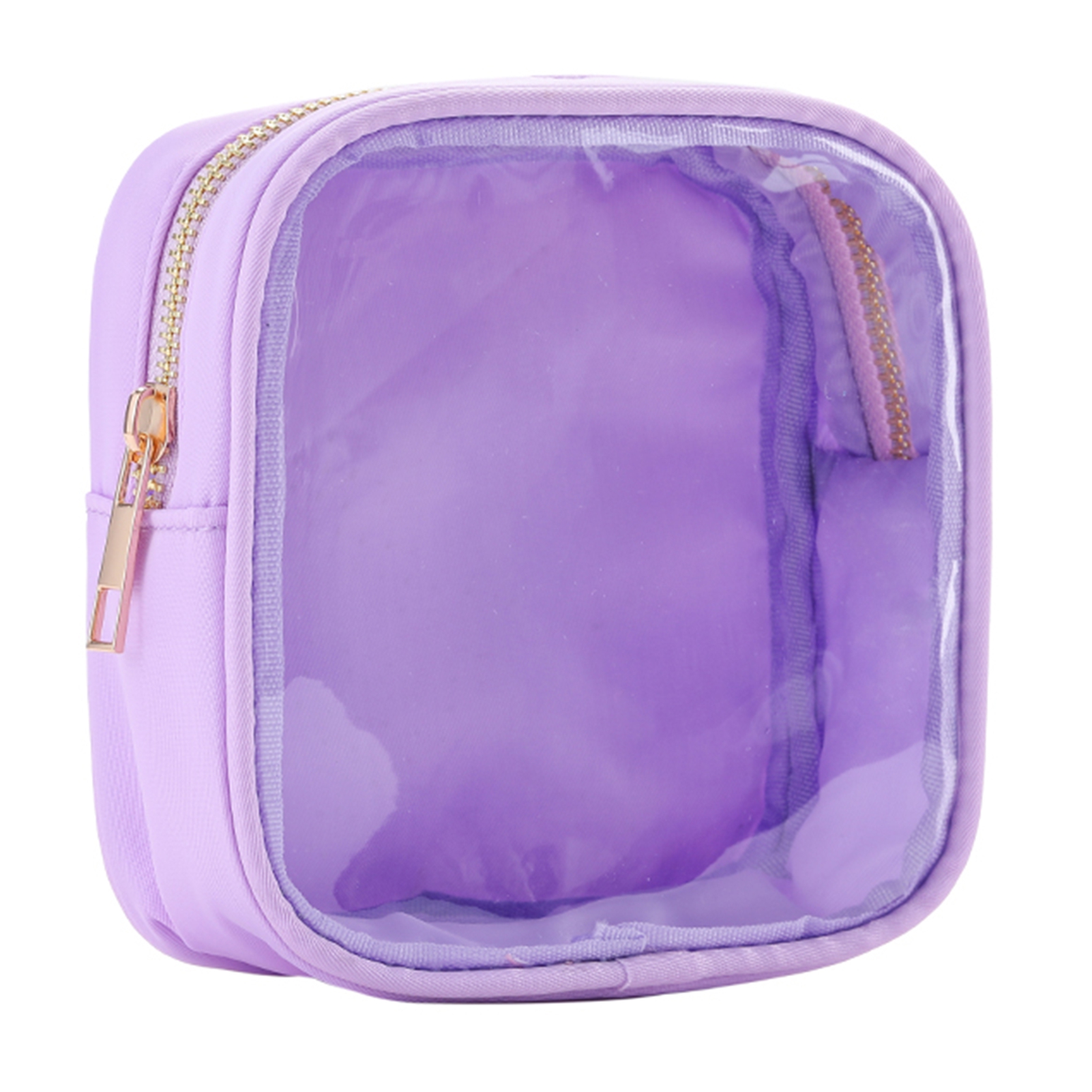 Trayknick Cosmetic Bag with Zipper Mini Makeup Bag Transparent Toiletry ...