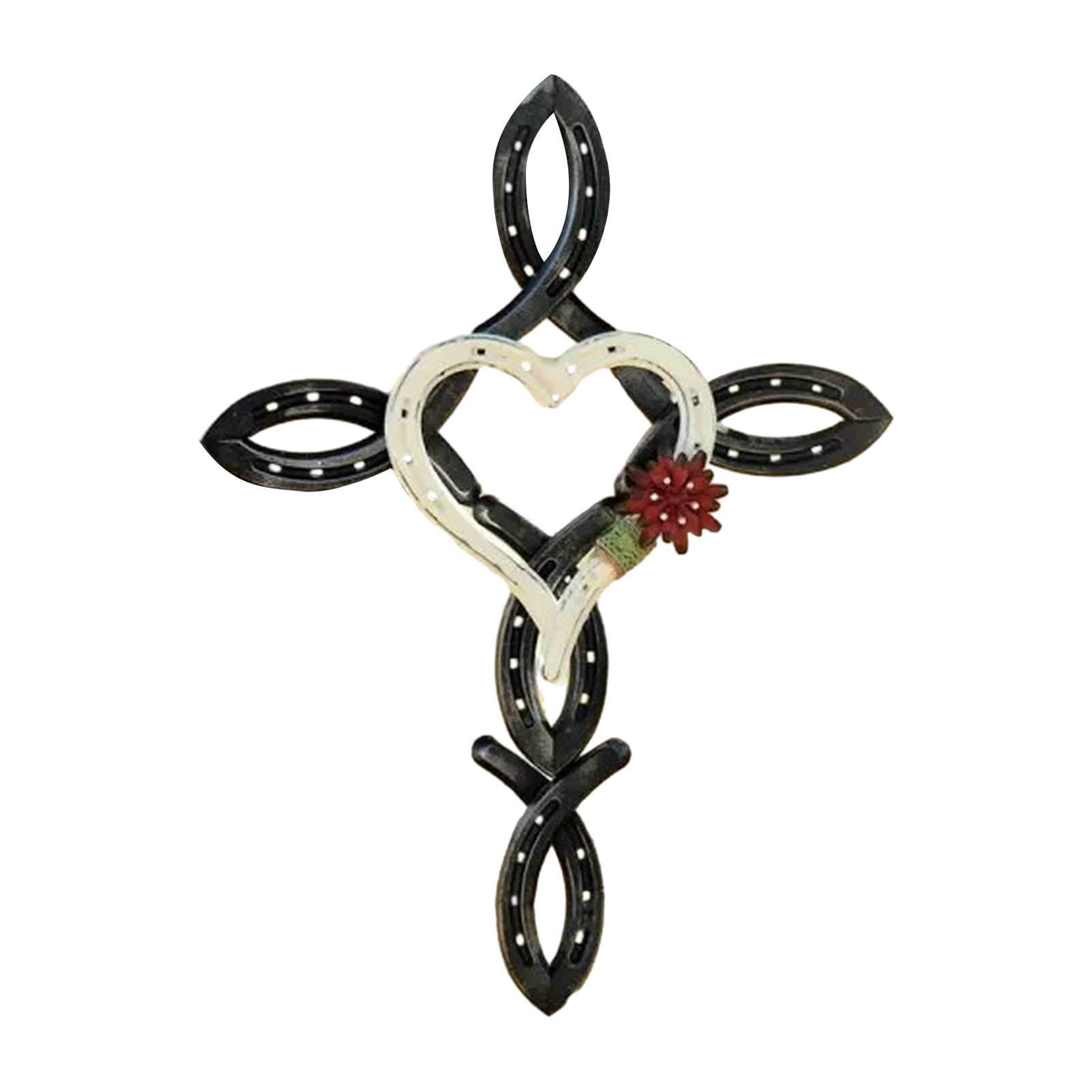 Trayknick Cross Pendant for Home Decor Heart-shaped Cross Pendant ...