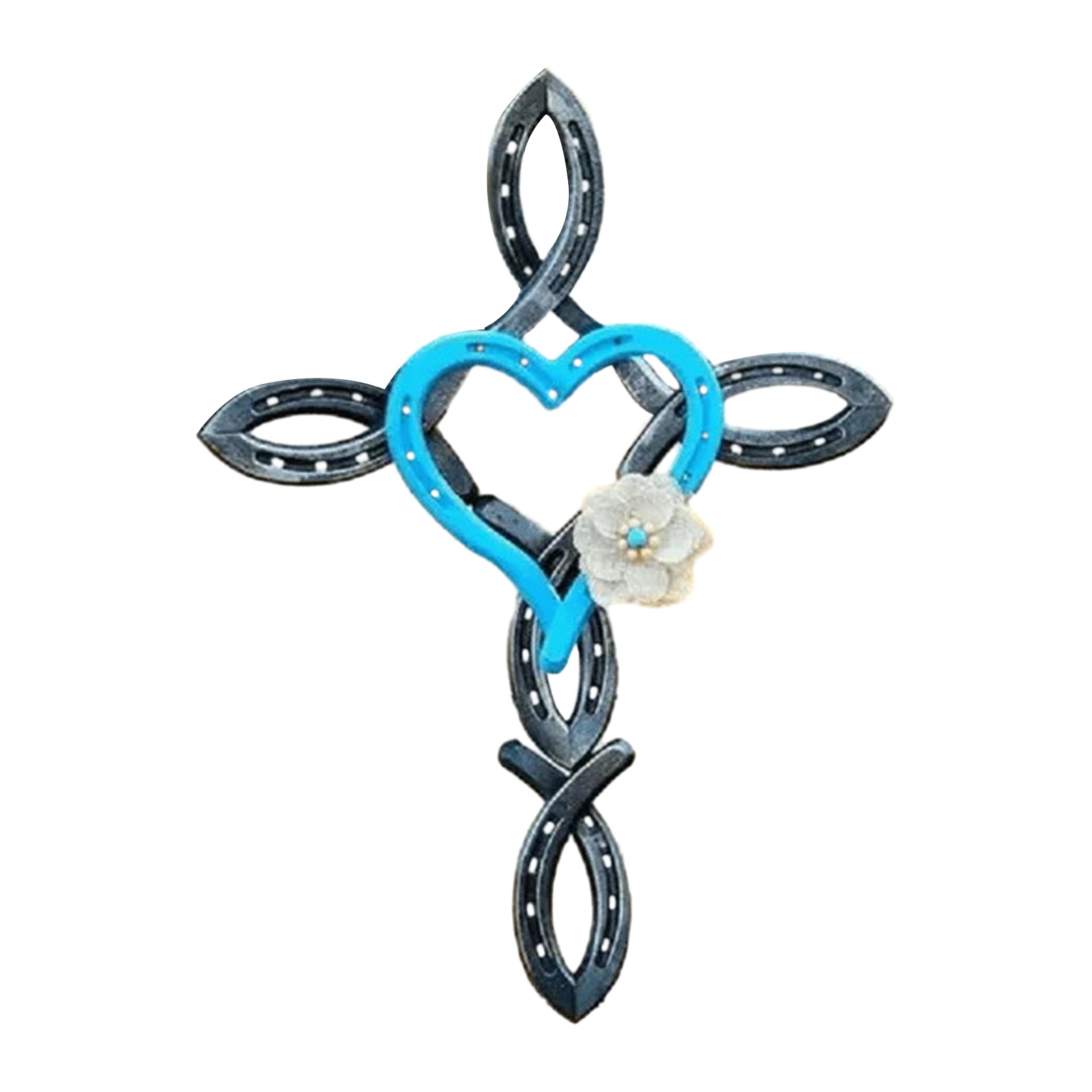 Trayknick Cross Pendant for Home Decor Heart-shaped Cross Pendant ...
