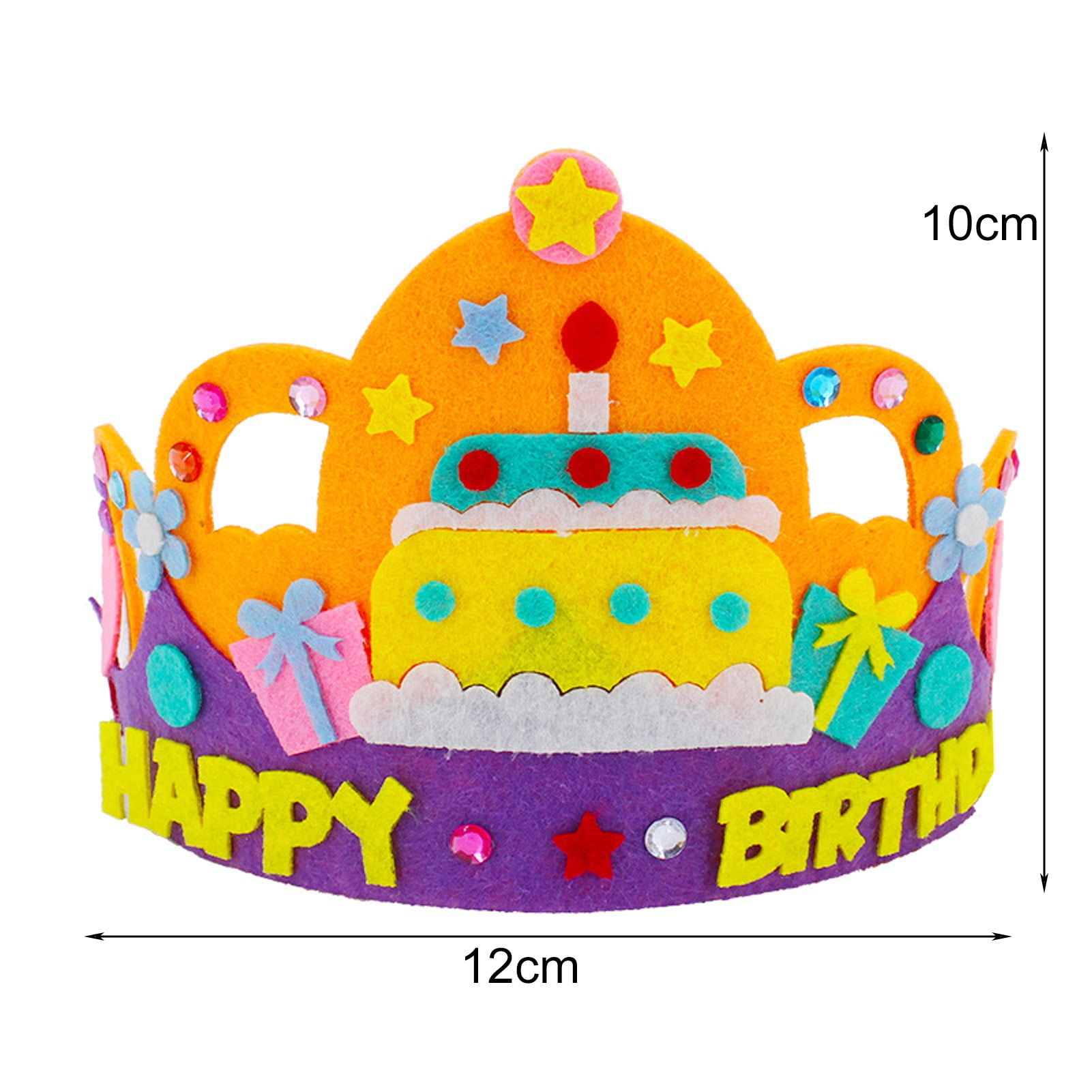 Trayknick Diy Crown Practical Durable Crown Diy Birthday Crown Hat for ...
