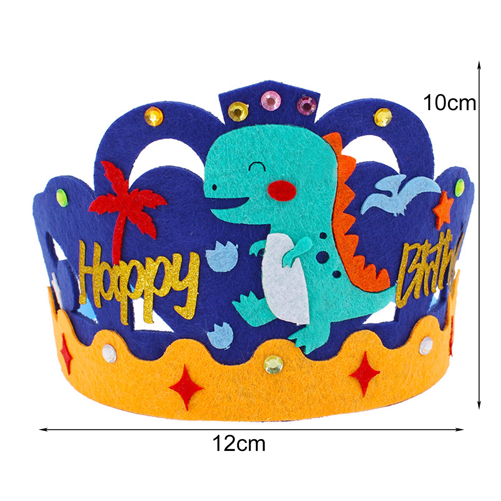 Trayknick Diy Crown Practical Durable Crown Diy Birthday Crown Hat for ...
