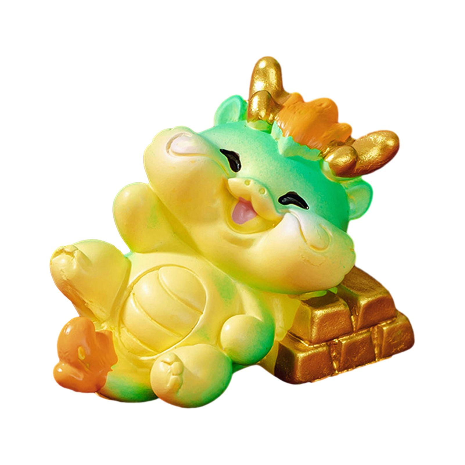 Trayknick Dragon Statue Desktop Ornament Cartoon Dragon Miniature ...