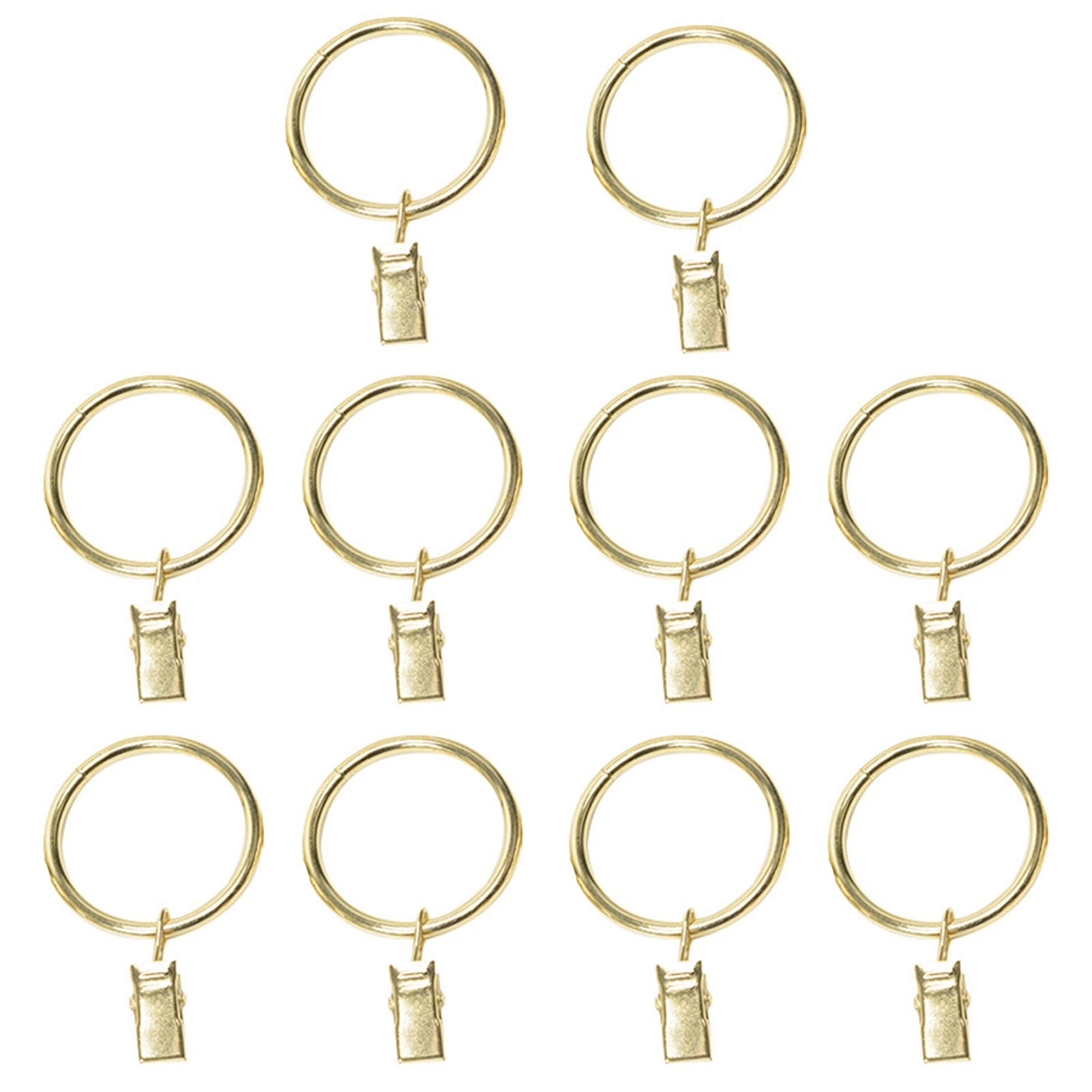 Trayknick Easy Hang Curtain Clips 10pcs Sturdy Metal Curtain Clip Rings ...