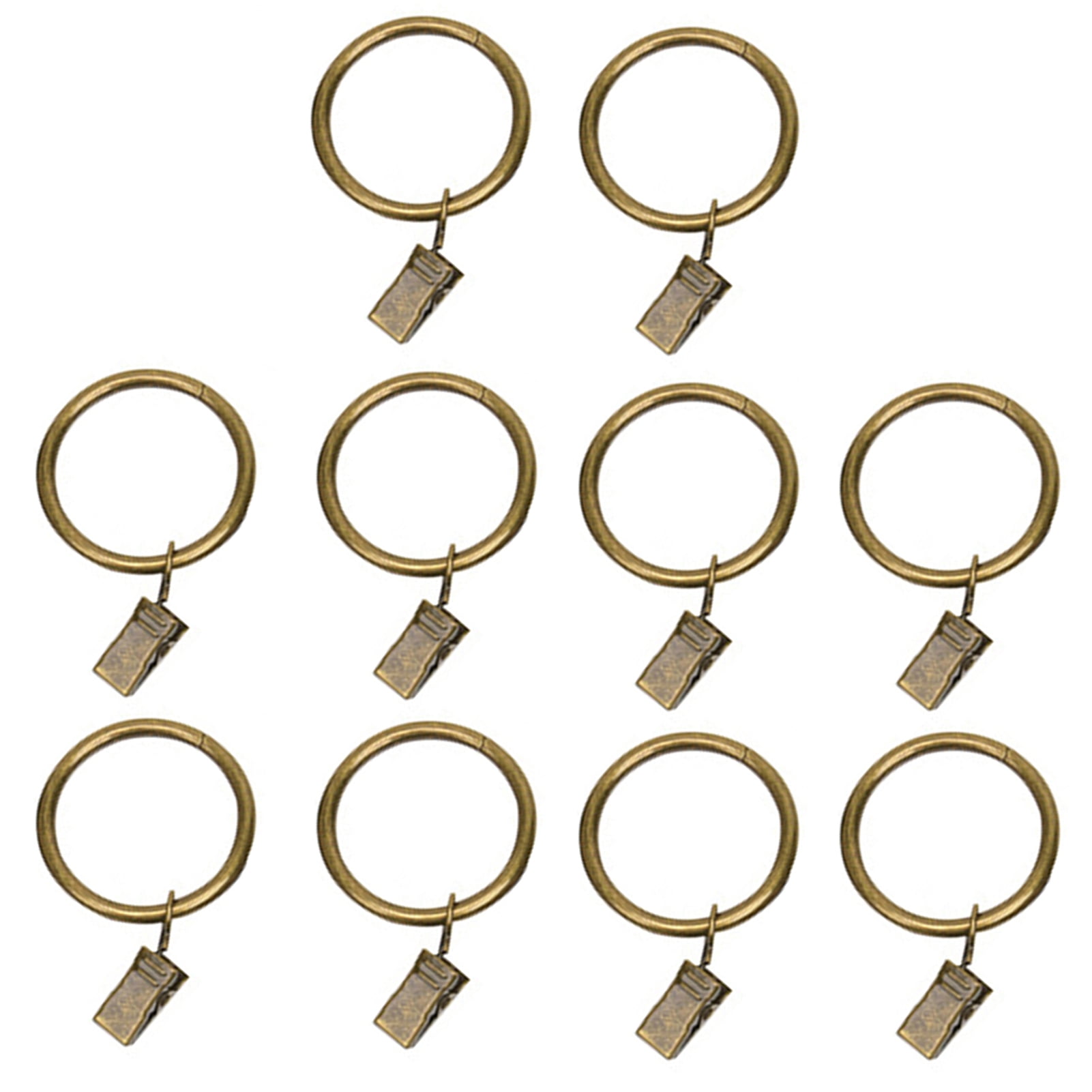 Trayknick Easy Hang Curtain Clips 10pcs Sturdy Metal Curtain Clip Rings ...