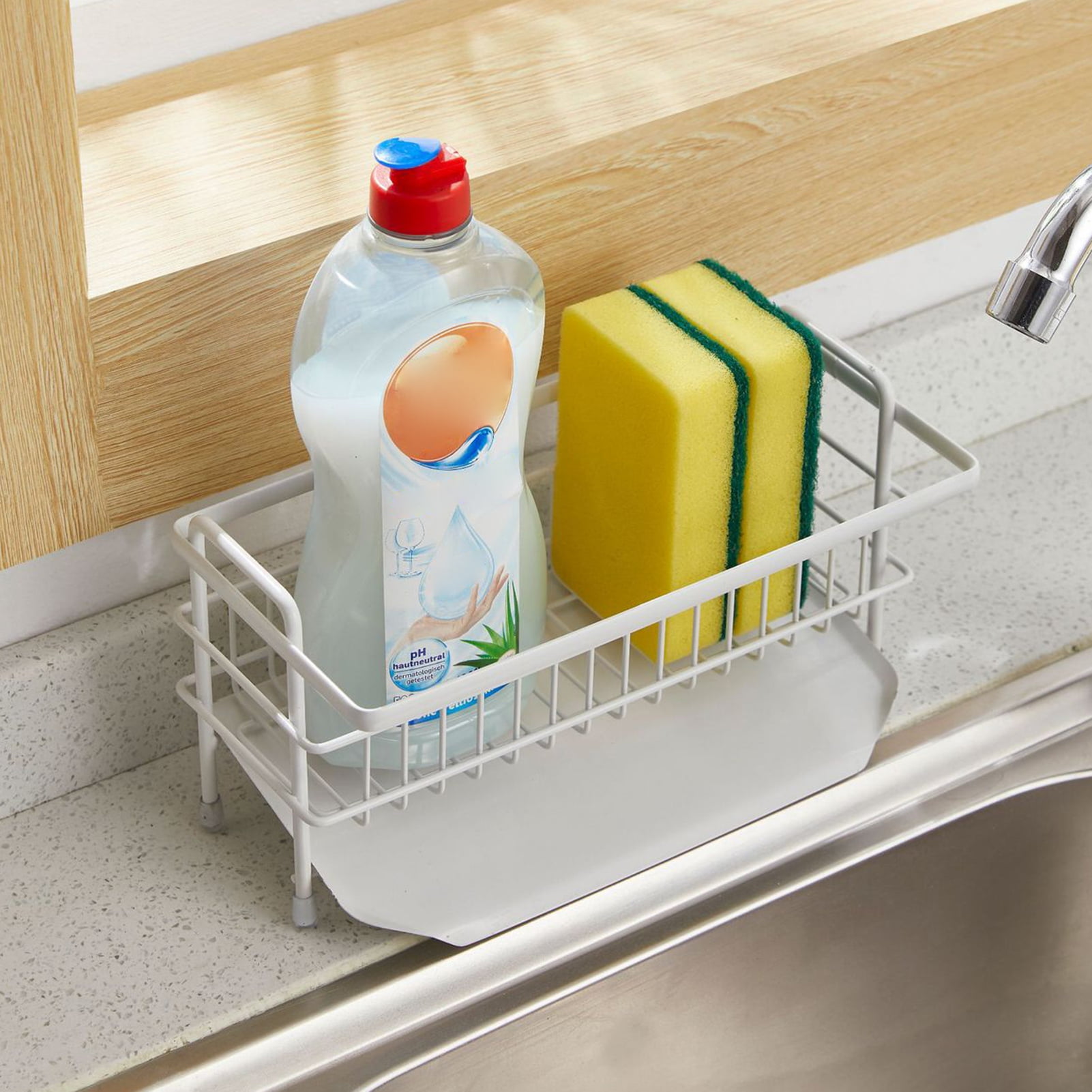 Trayknick Efficient Water Drainage Tray for Dishes Drain Rack Stainless ...
