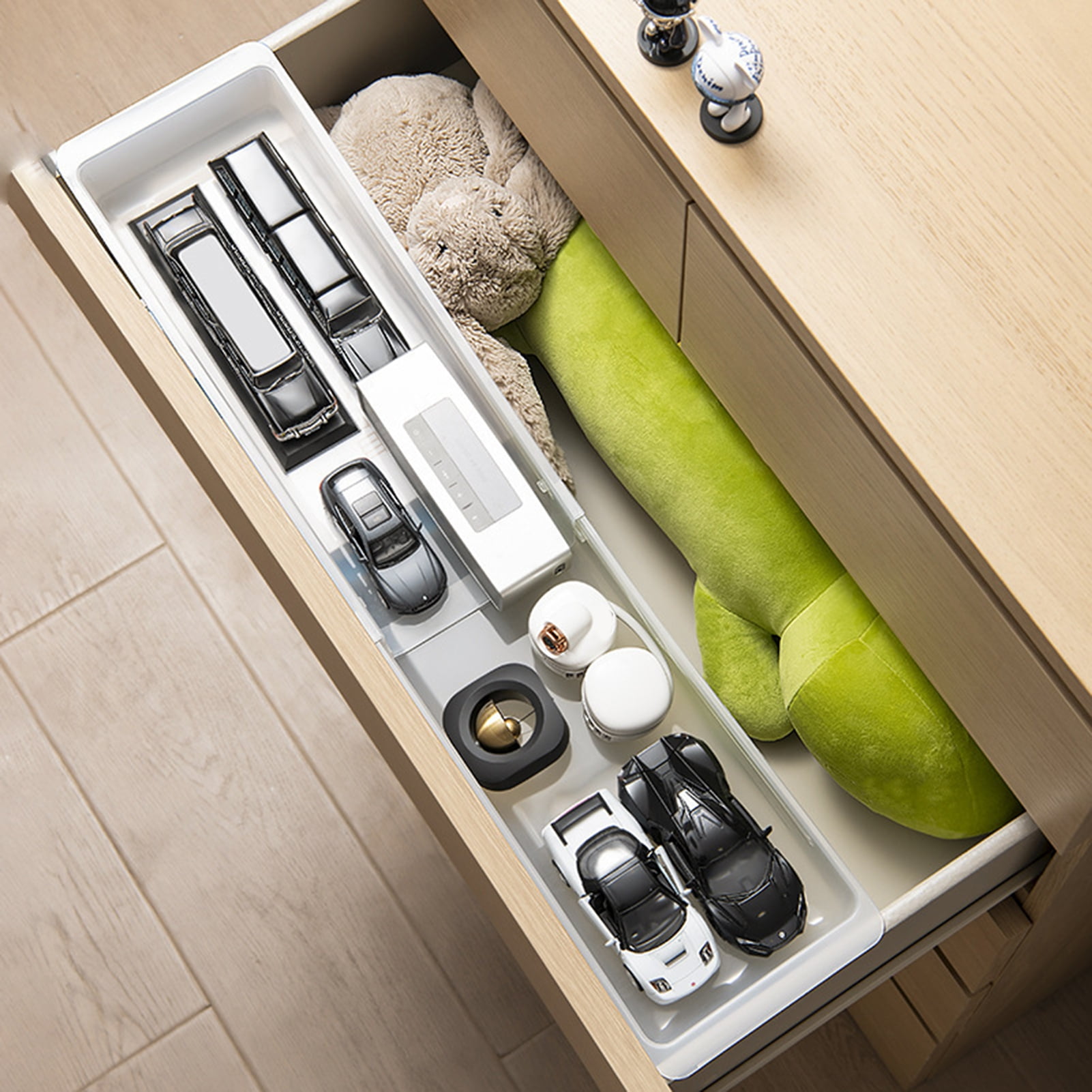 Trayknick Expandable Storage Box Drawer Storage Bin Retractable ...