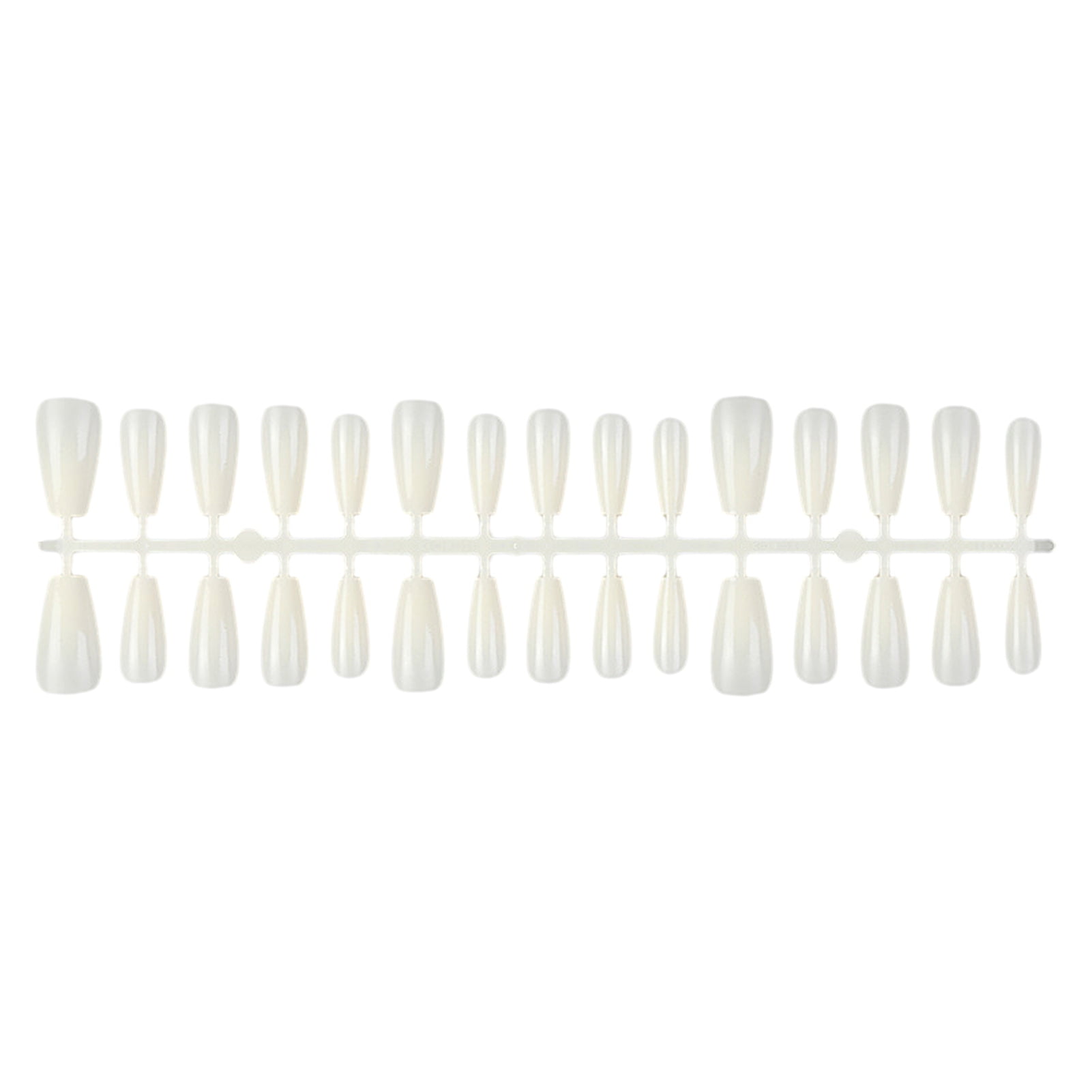 Trayknick Fake Nails for Flat Nails Natural Curvature Fake Nails 1 Bag ...