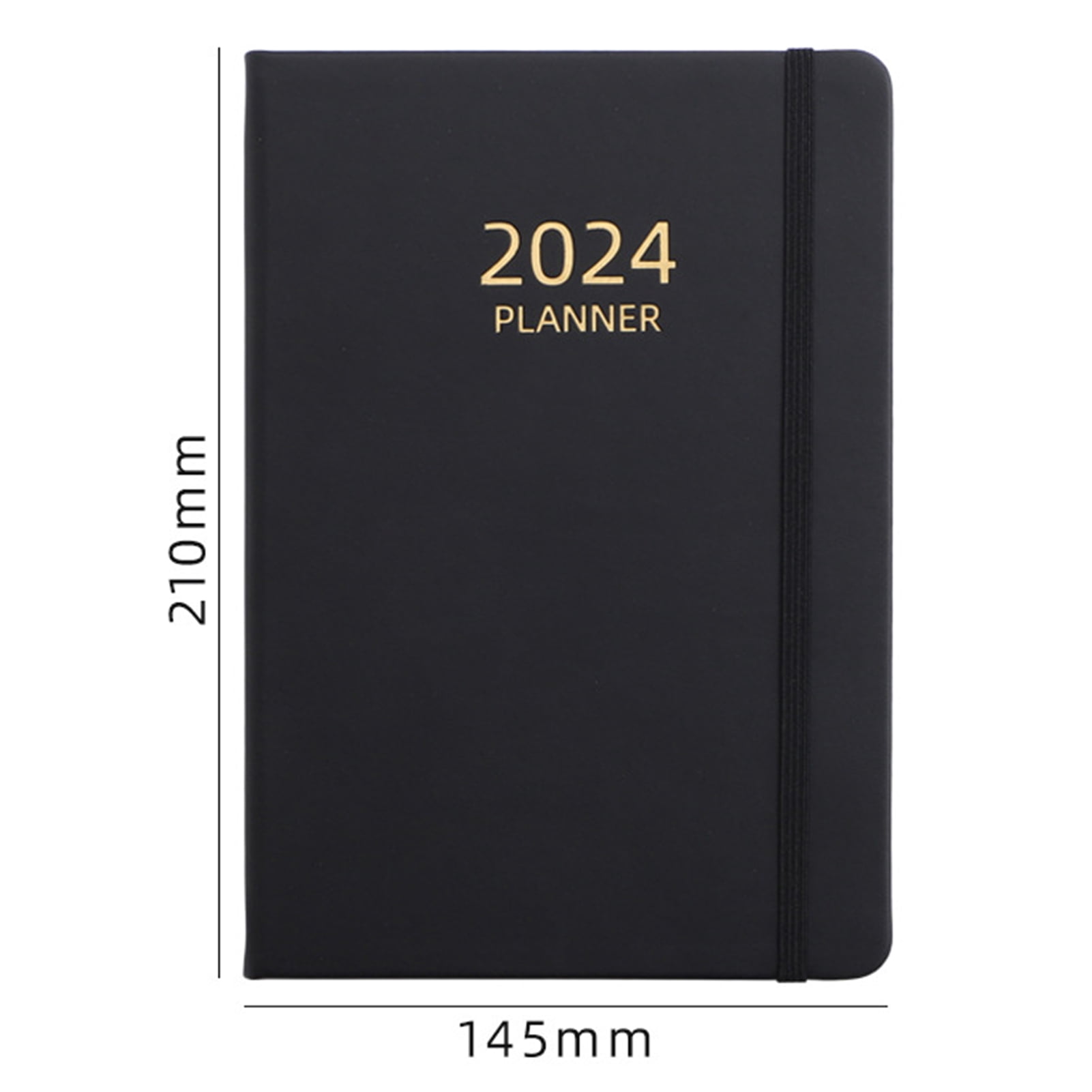 Trayknick Faux Leather Cover Planner A5 2024 English Planner Faux ...
