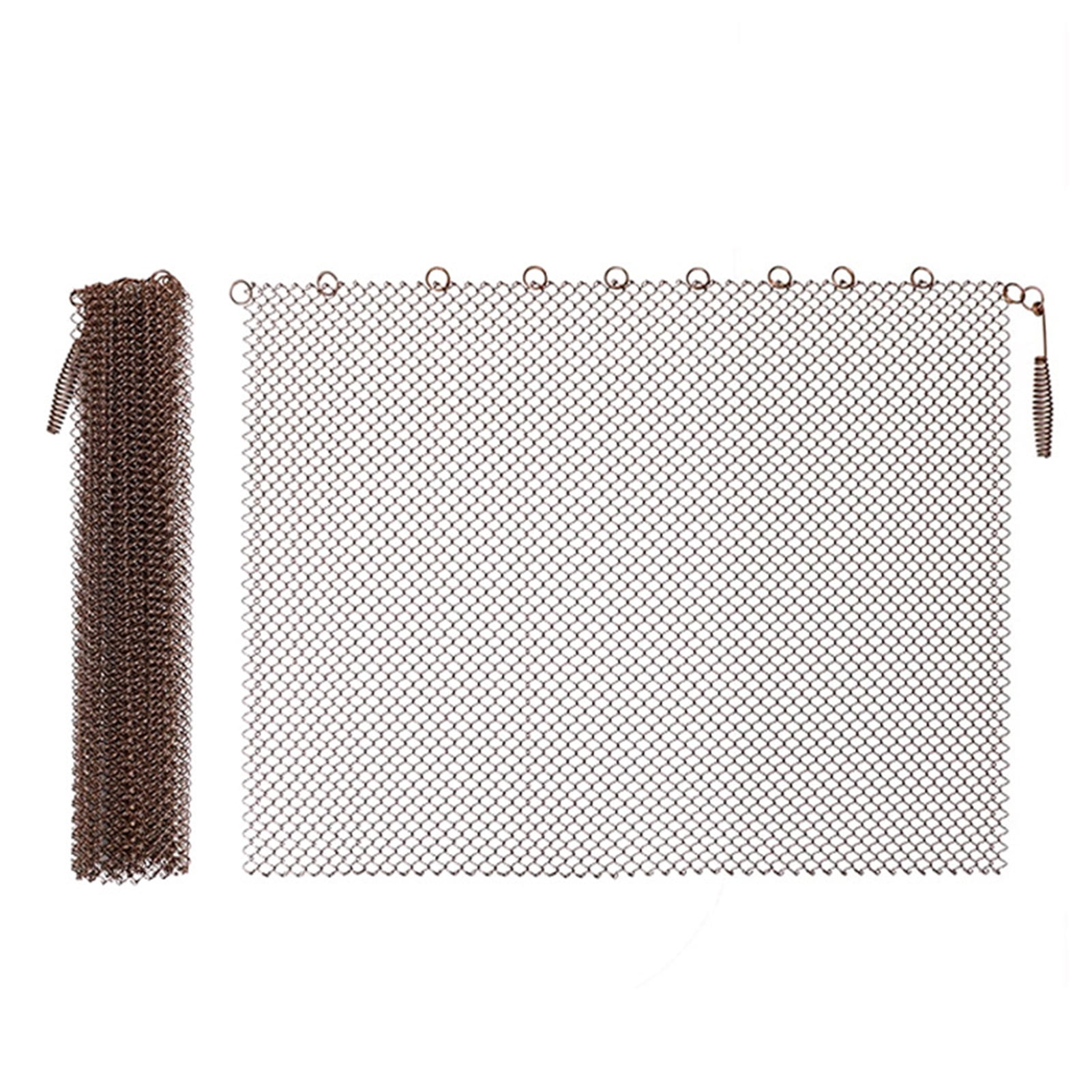 Trayknick Fireproof Mesh Curtain for Fireplace 2-pack Fireplace Mesh ...
