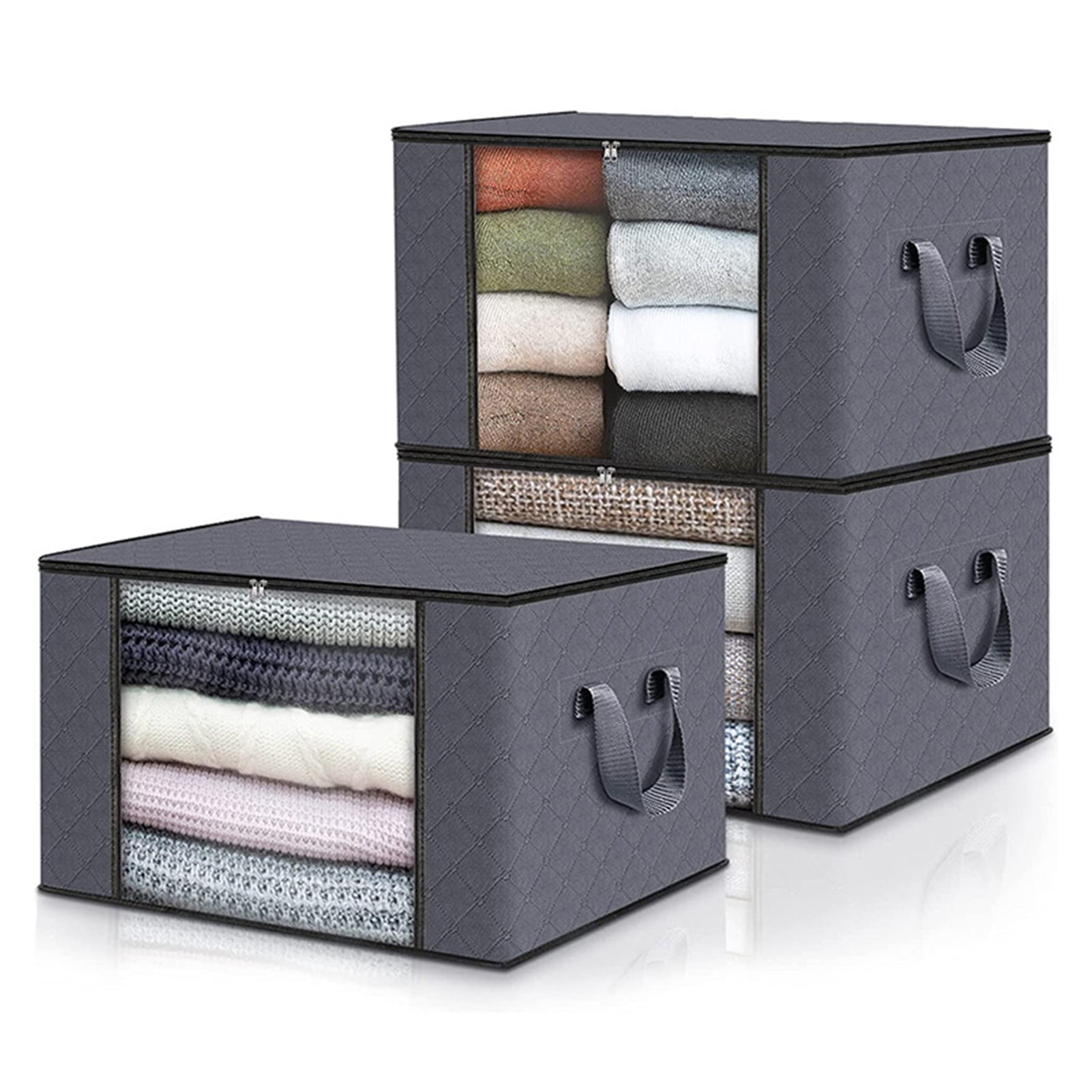 Trayknick Foldable Storage Bag Clothes Storage Box Organize with Ease ...