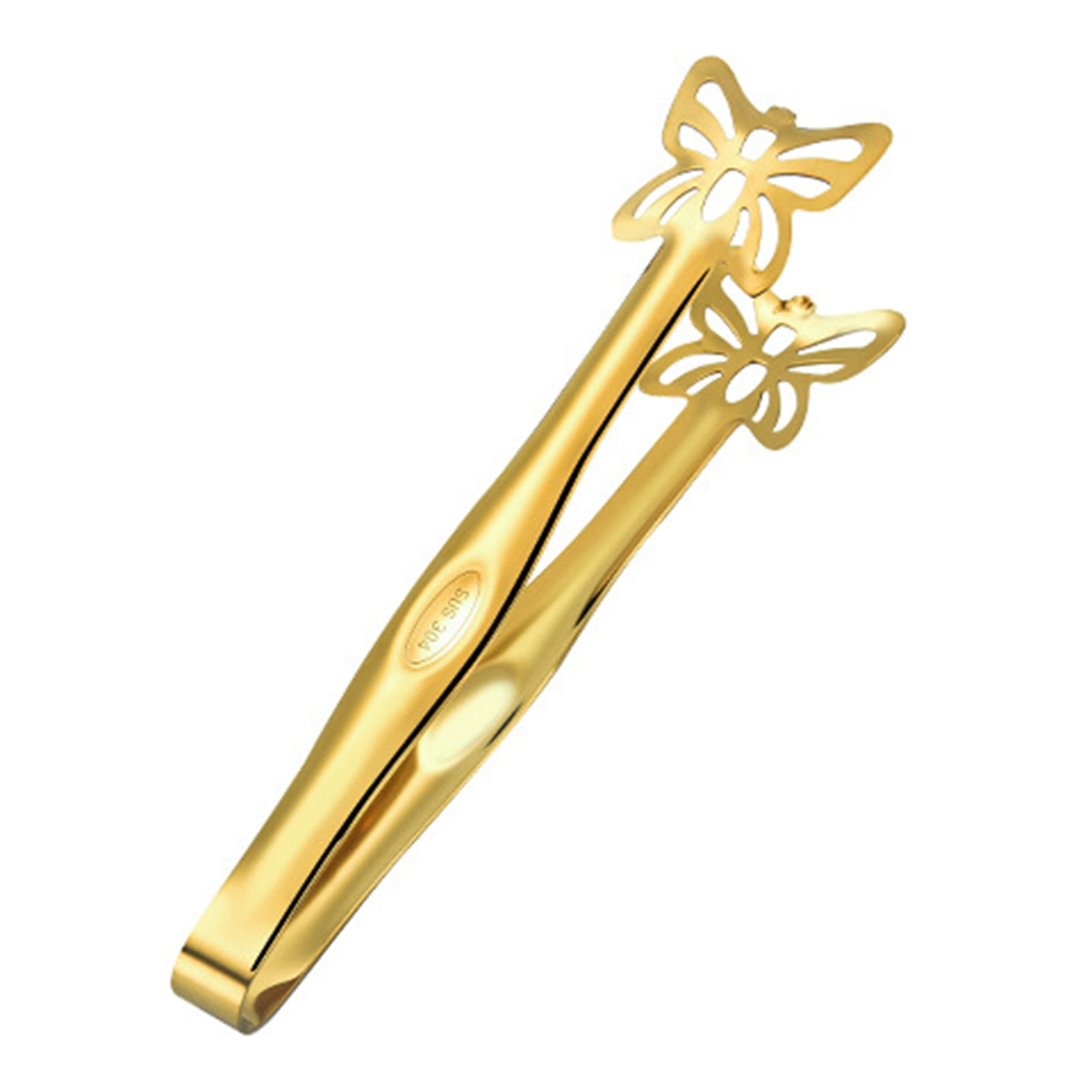 Trayknick Food Serving Tongs 304 Stainless Steel Food Tongs Butterfly ...