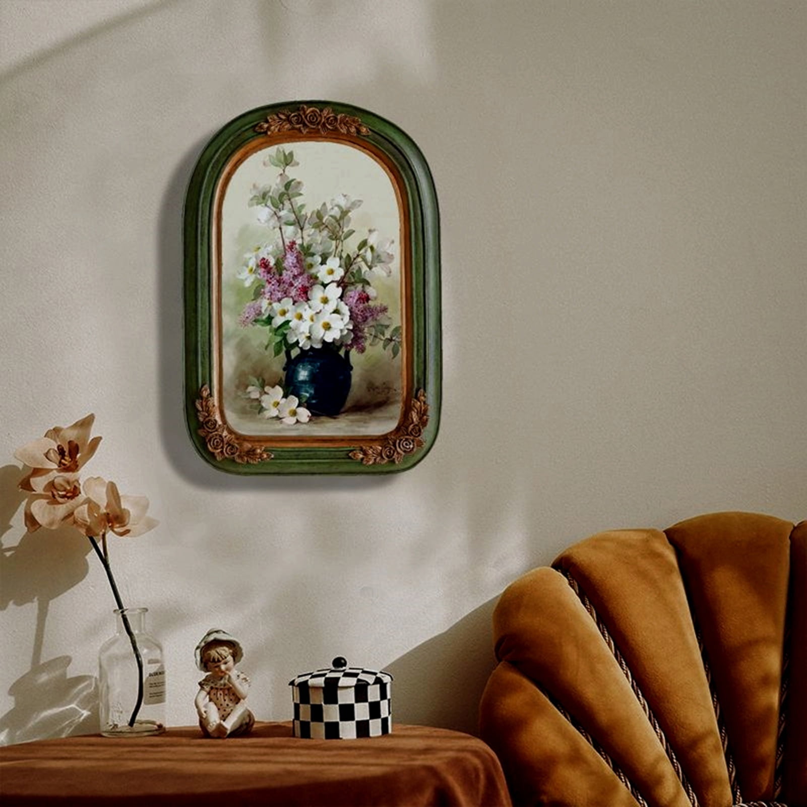 Trayknick French Vintage Carved Flower Picture Frame - Elegant ...