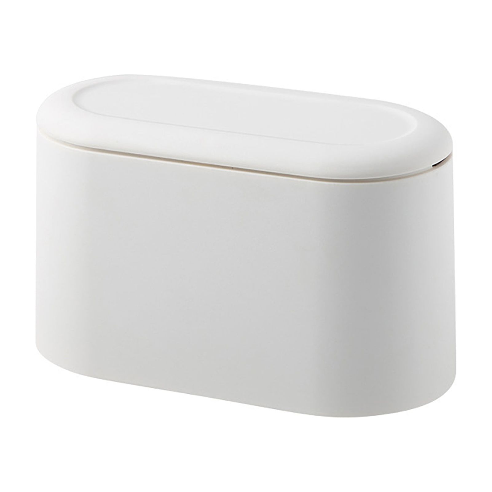 Trayknick Garbage Lint Bin for Office Desk Mini Desktop Trash with Lid ...