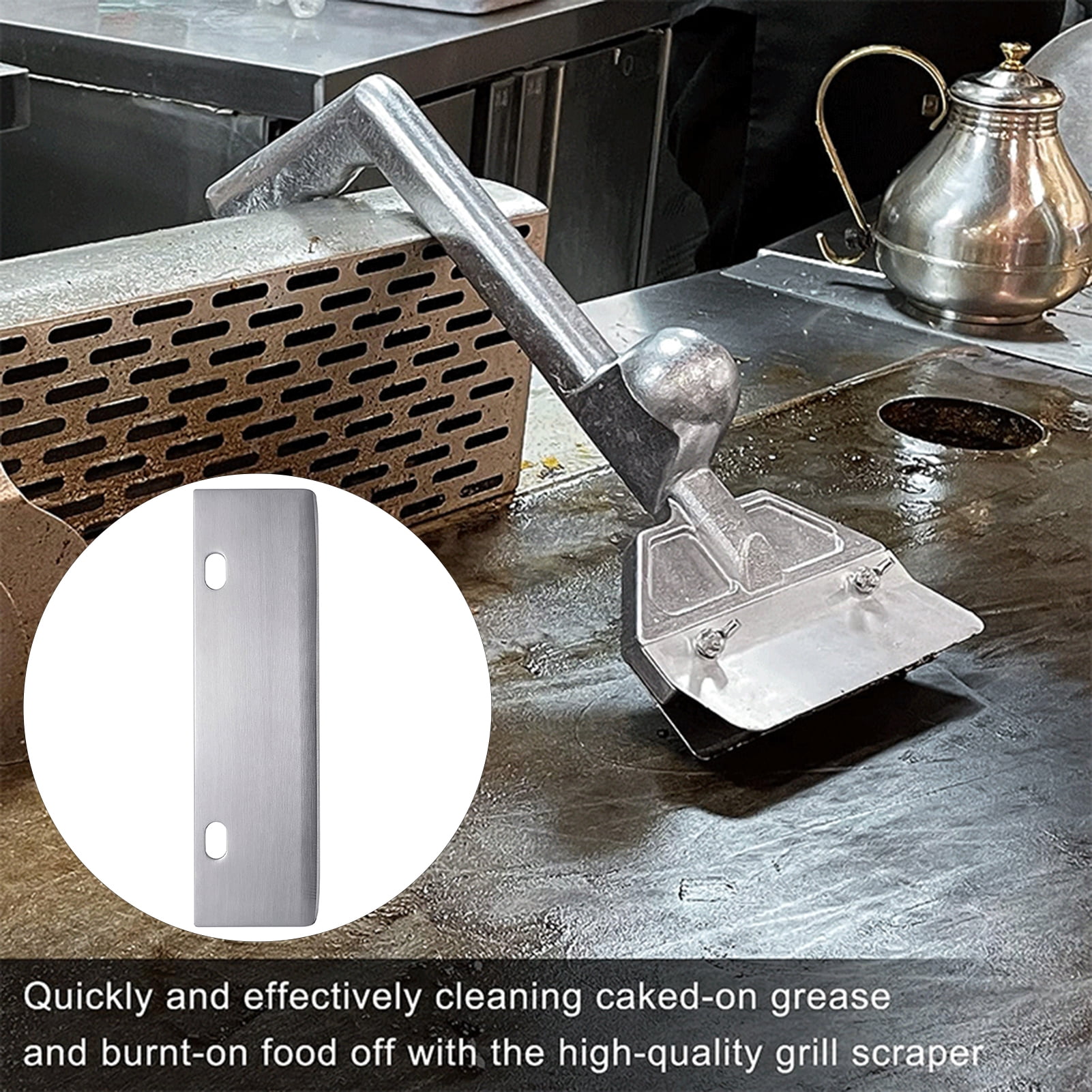 Trayknick Grill Scraper Blade Replacement - Stainless Steel BBQ ...