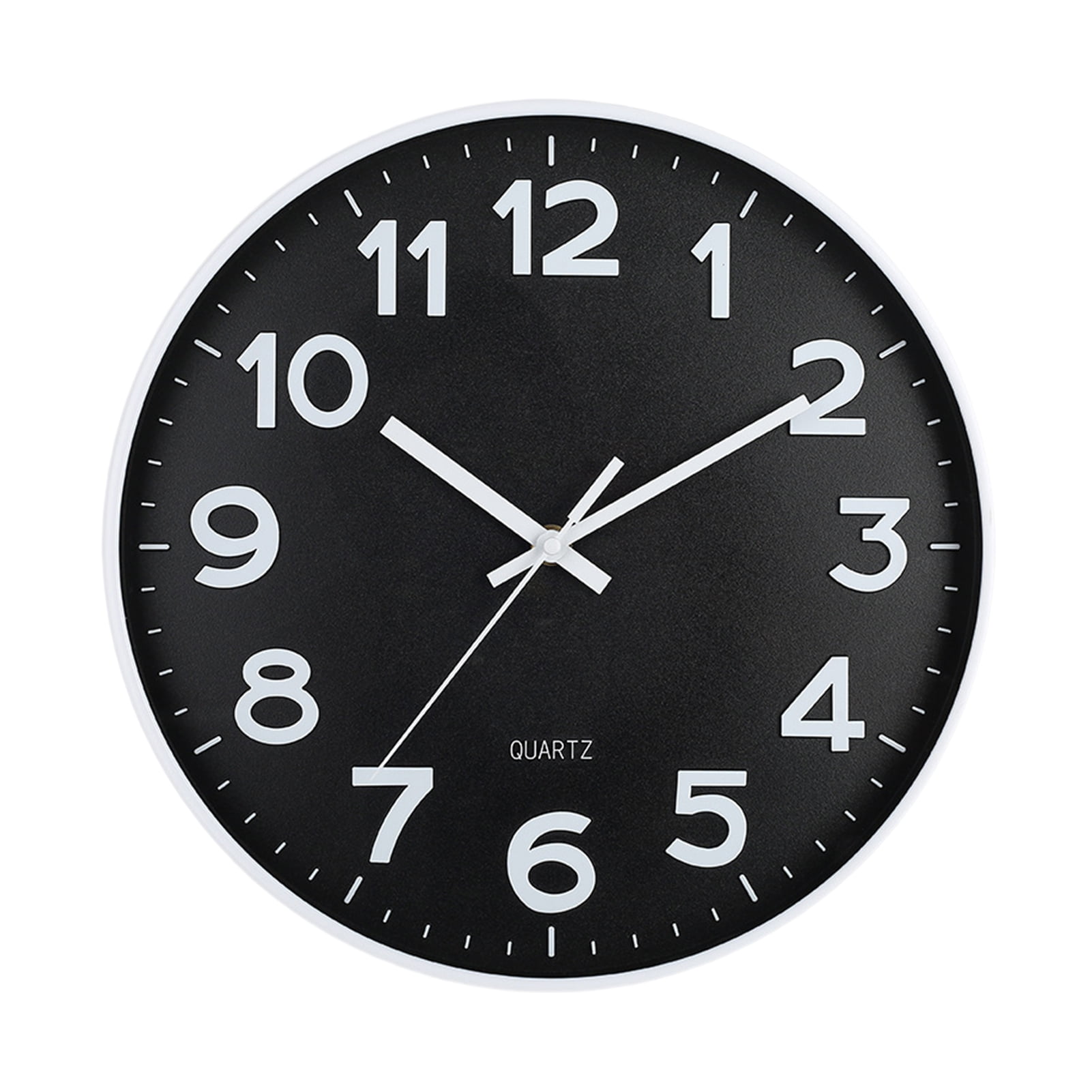 Trayknick Hanging Clock Modern 12-inch Wall Clock Easy-to-read Silent ...
