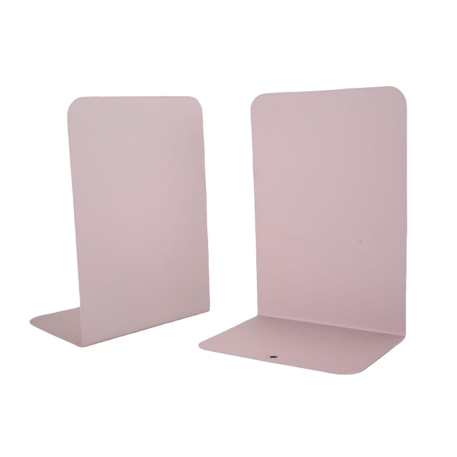 Trayknick L-shaped Bookend 2pcs Metal Book Ends L-shaped Stable Support ...