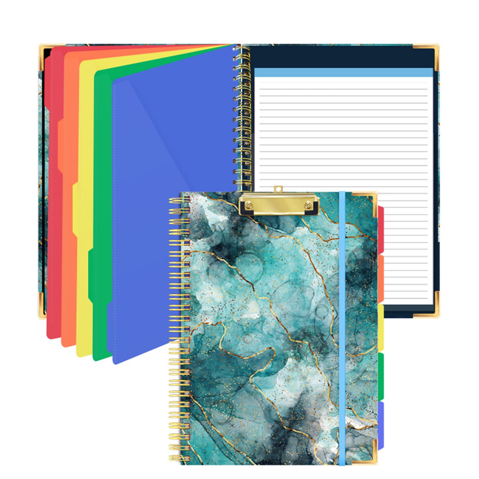 Trayknick Letter Size Clipboard Folio with Refillable Notepad - 5 ...