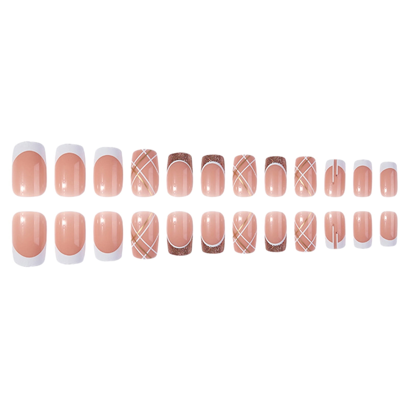 Trayknick Long-lasting Nail Art Stickers 1 Set Waterproof Gel Fake ...