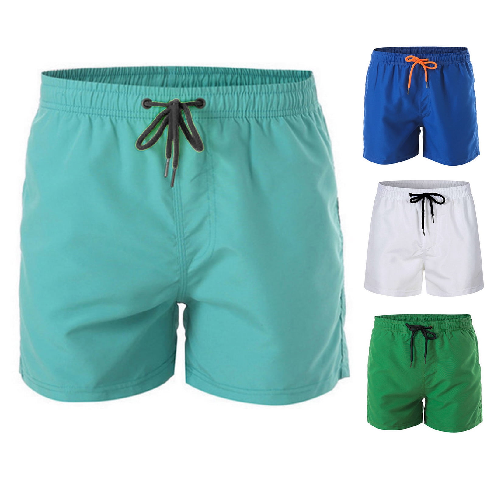 Trayknick Men's Quick-Dry Drawstring Beach Shorts with Inner Mesh for ...