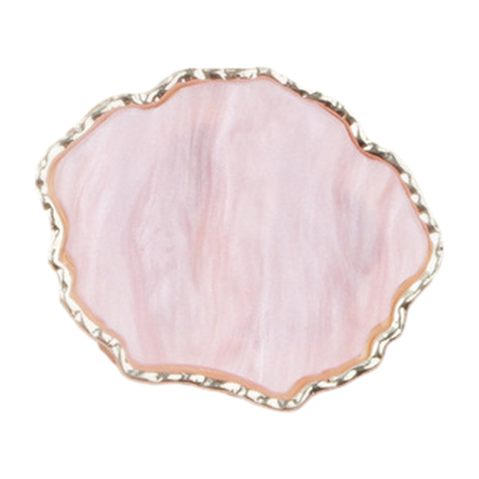 Trayknick Nail Art Palette Ring Nail Coloring Palette Imitation Shell ...