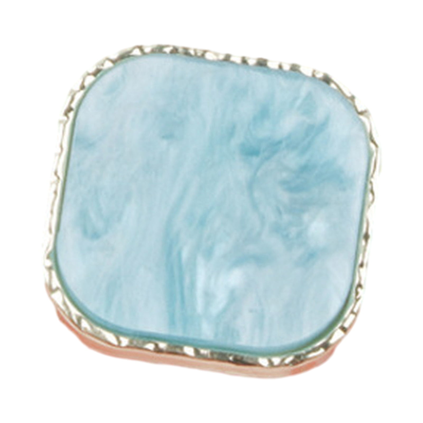 Trayknick Nail Art Palette Ring Nail Coloring Palette Imitation Shell ...