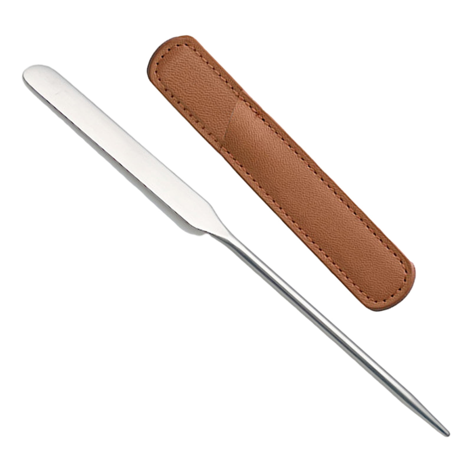 Trayknick Nail Polish Mixing Spatula Stainless Steel Spatula with Faux ...